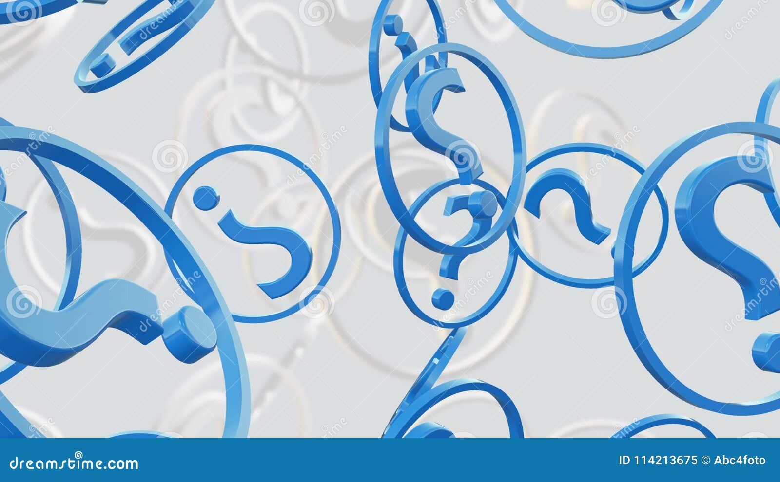 Question Marks on Blue on White Stock Video - Video of object, symbol ...