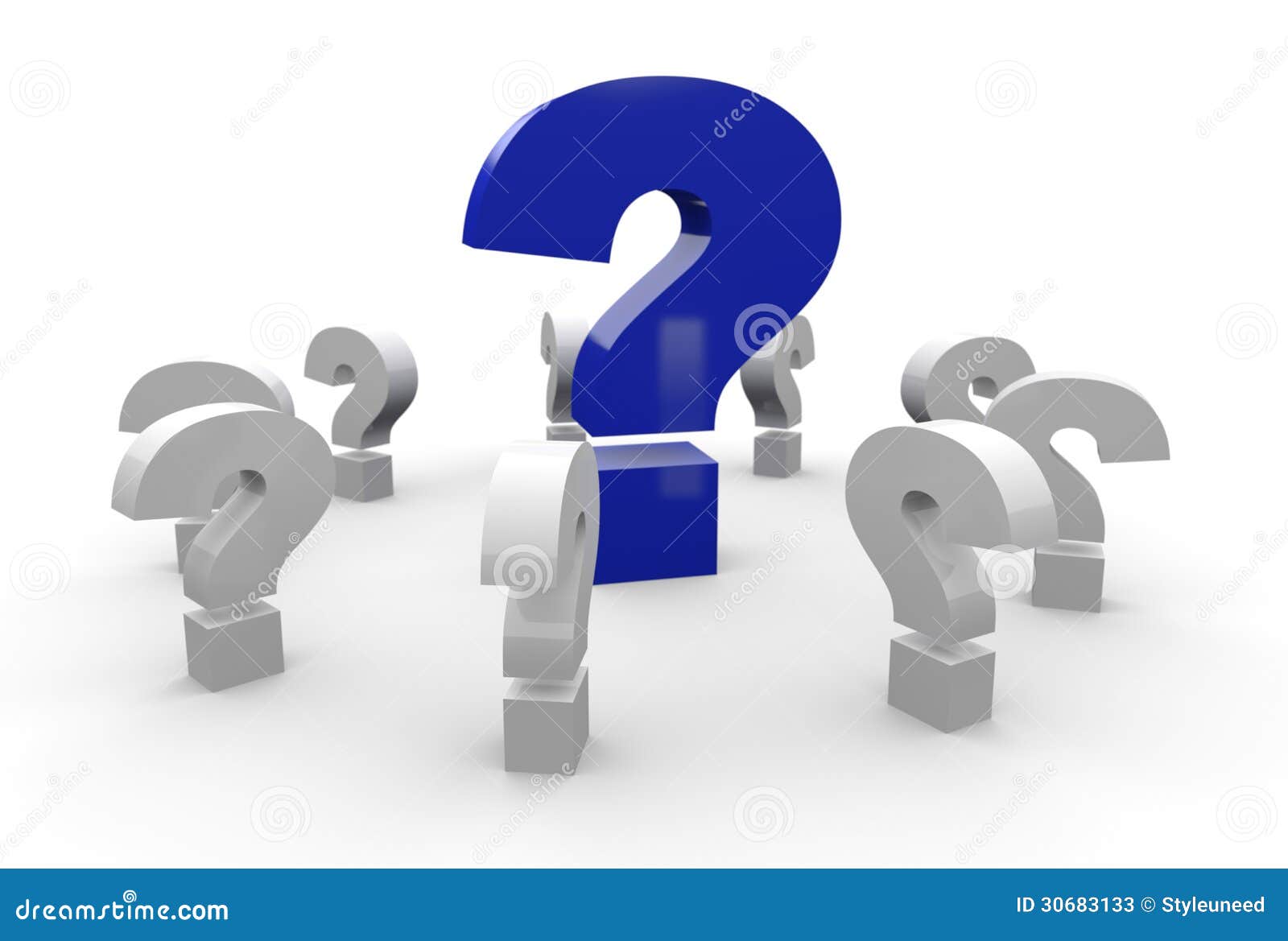Question marks stock illustration. Illustration of blue - 30683133