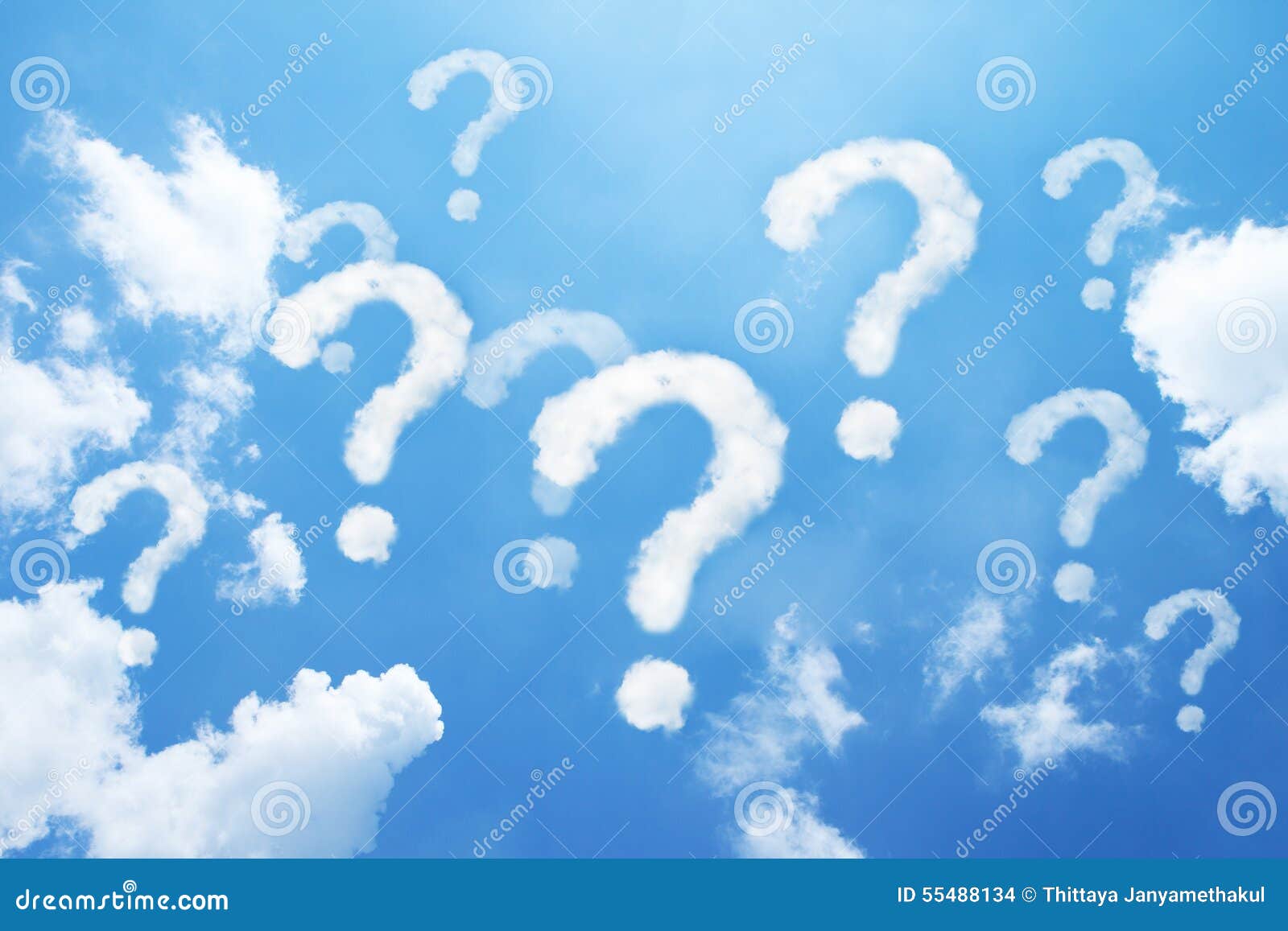 The Sky With Clouds Shaped Like Animals Stock Photography ...