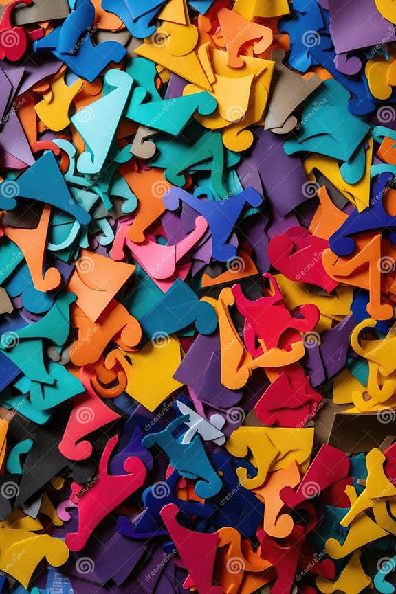 Question Marks on Colorful Sticky Notes Stock Illustration ...