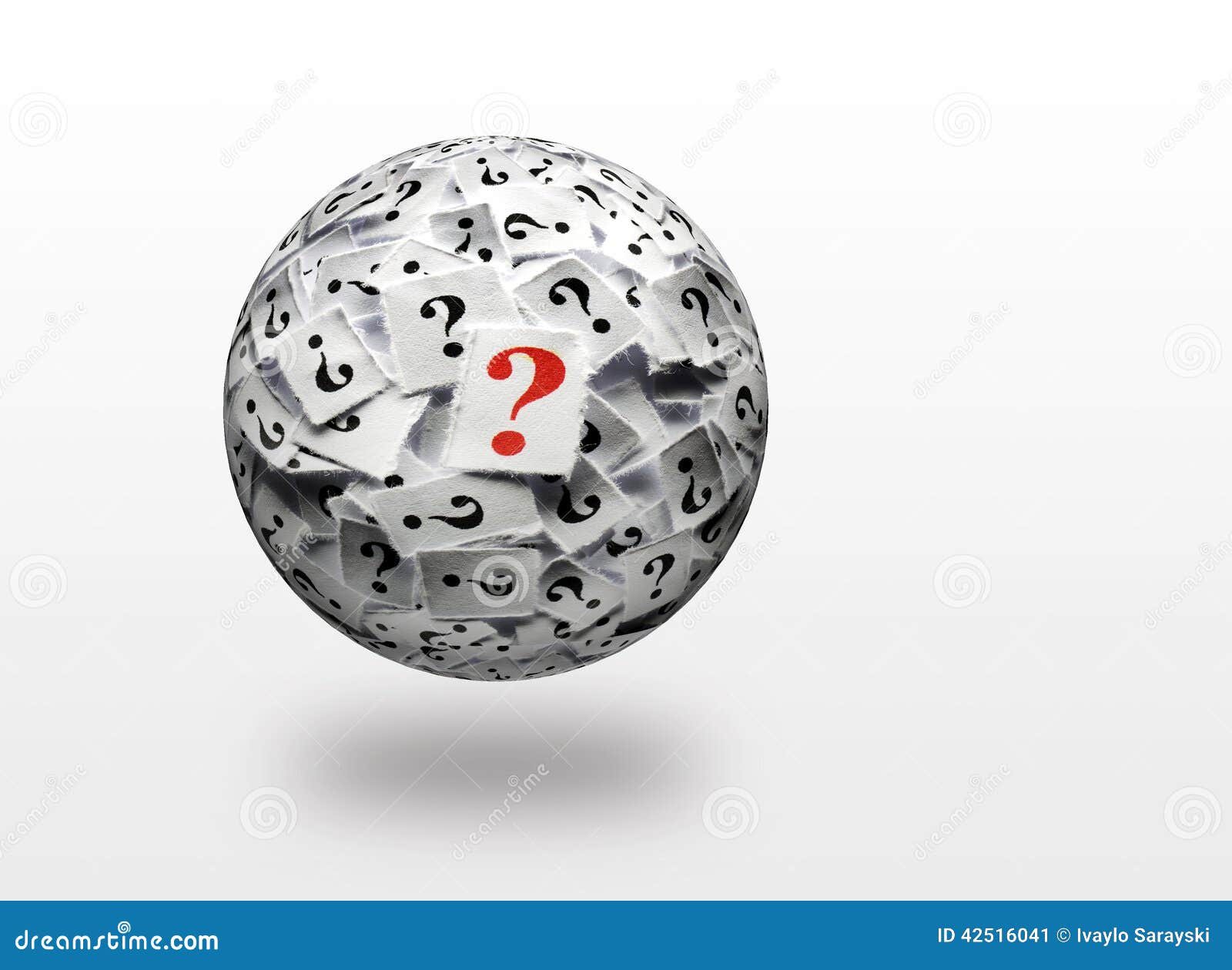 Question marks 3d ball stock illustration. Illustration of frequently ...