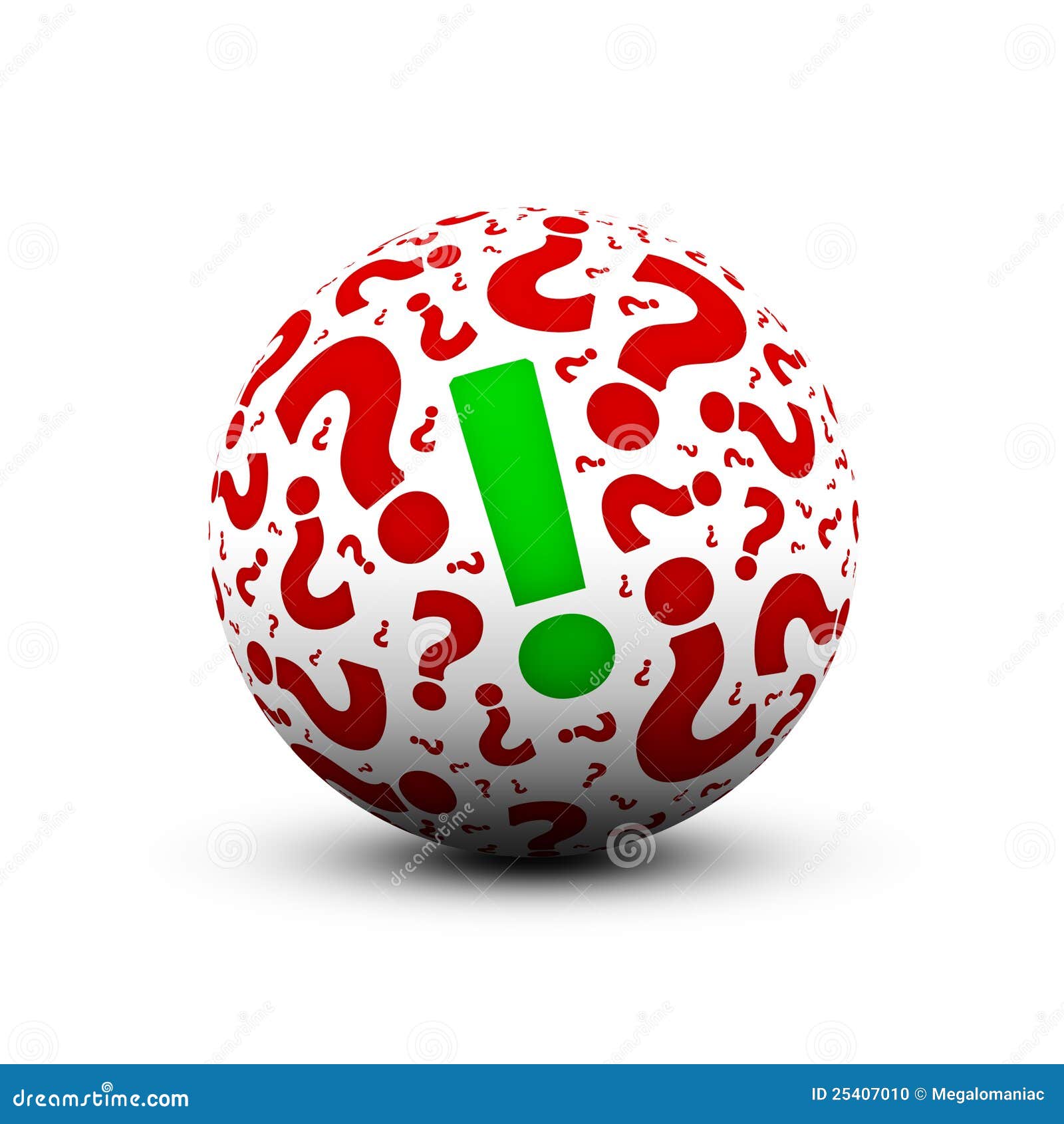 Question Marks and Exclamation Mark Stock Illustration - Illustration ...