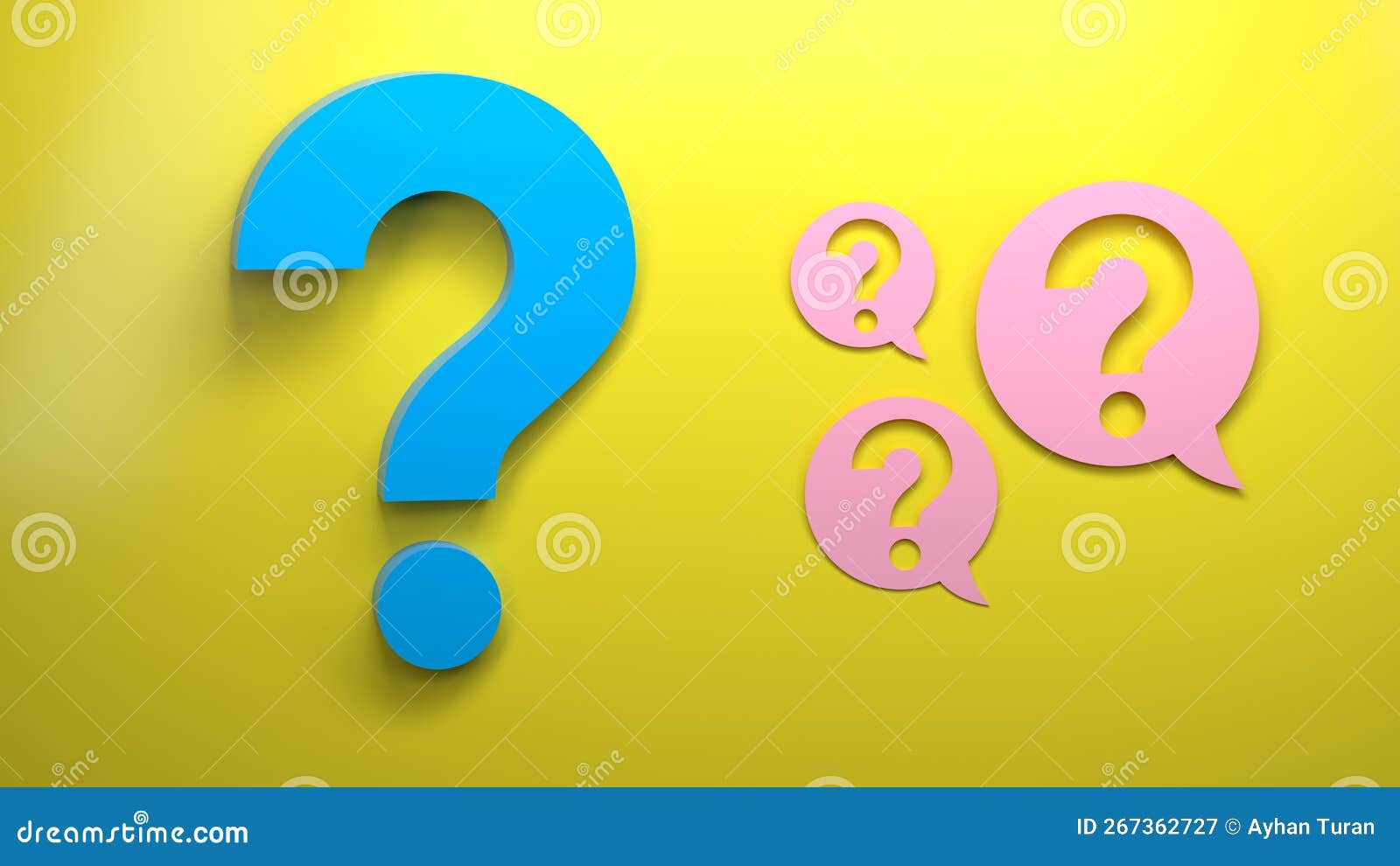 Question Marks,feedback and Ideas Concept Stock Illustration ...