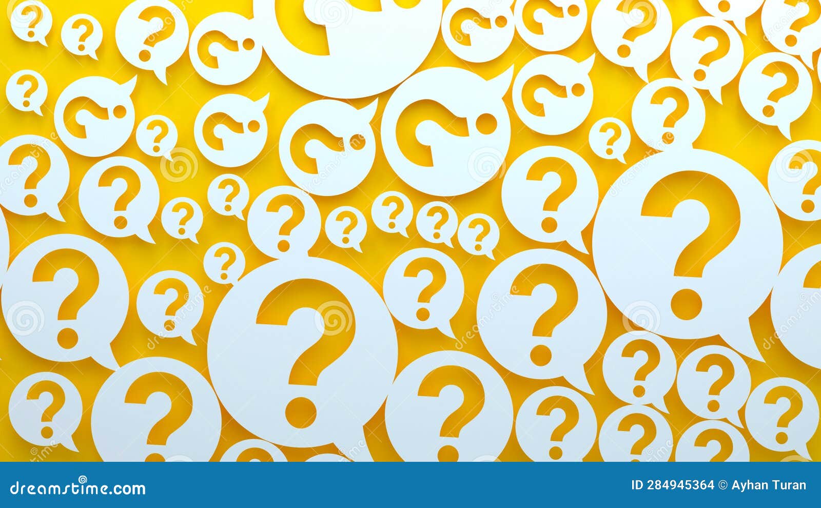 Question Marks,feedback and Ideas Concept Stock Illustration ...