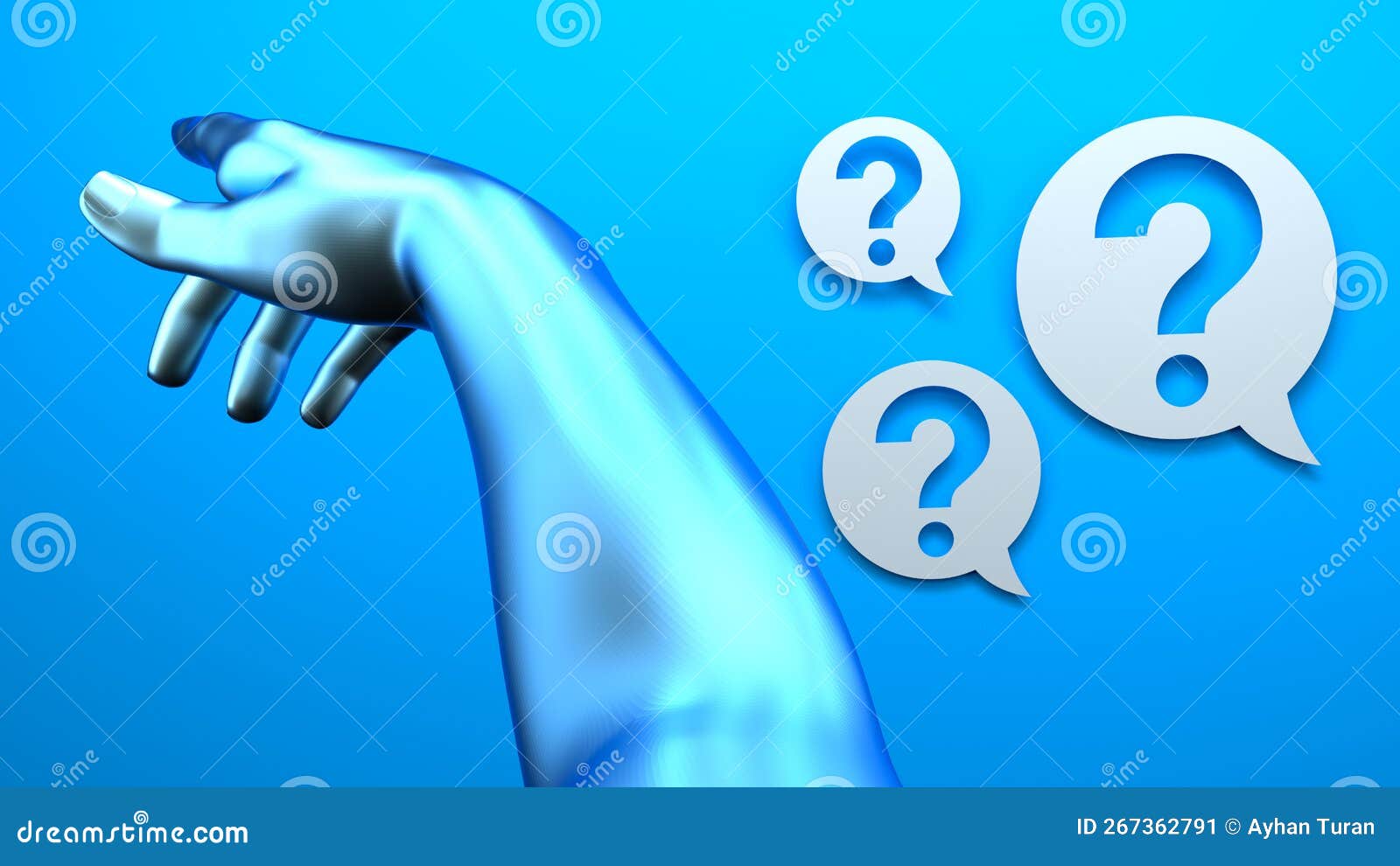 Question Marks,feedback and Ideas Concept Stock Image - Image of ...