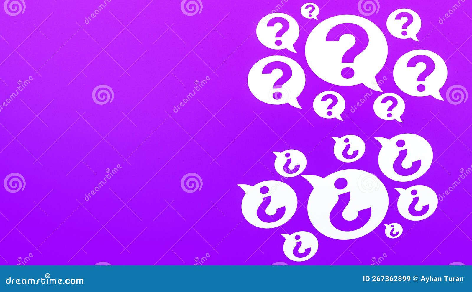 Question Marks,feedback and Ideas Concept Stock Image - Image of ...