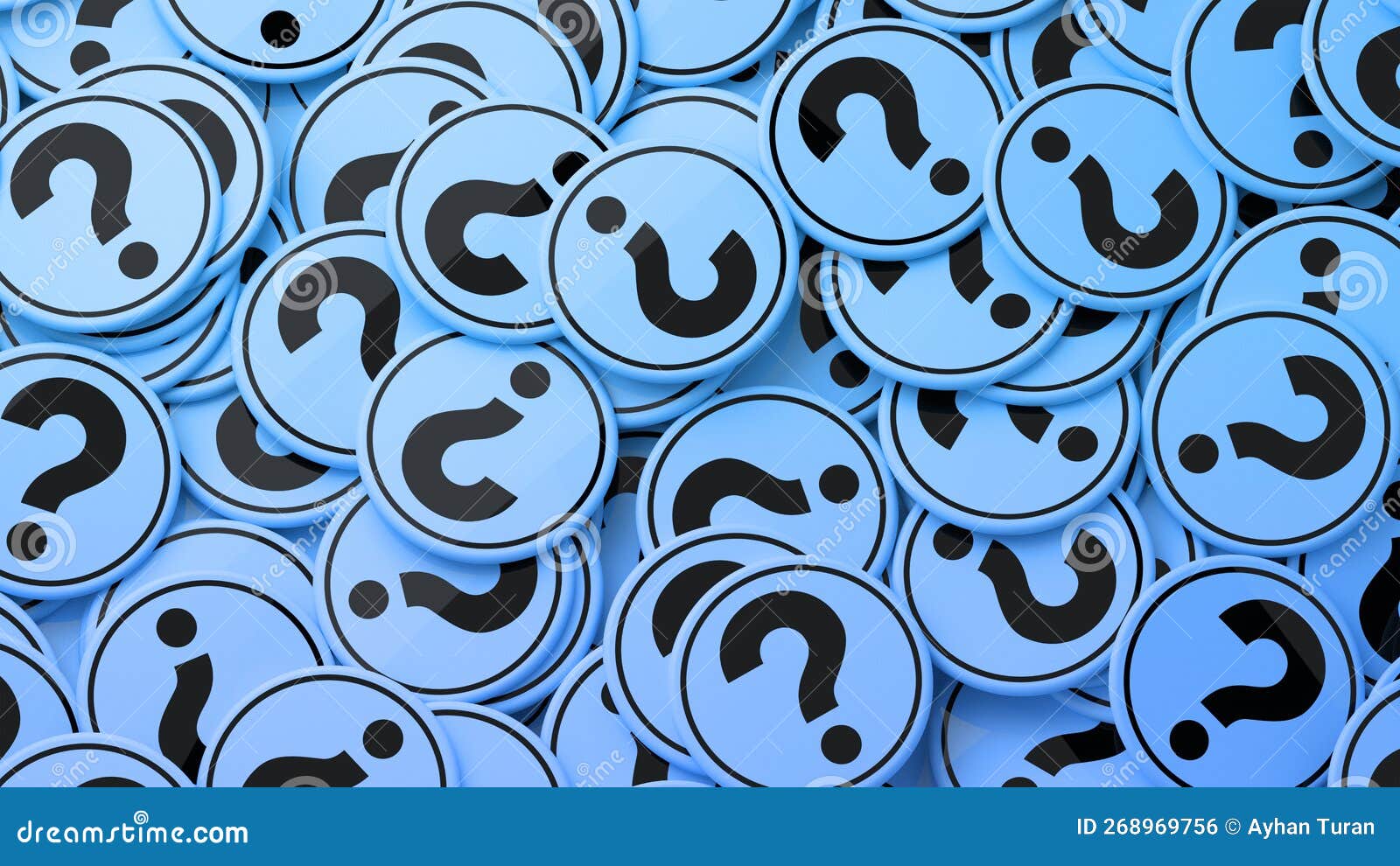 Question Marks,feedback and Ideas Concept Stock Illustration ...