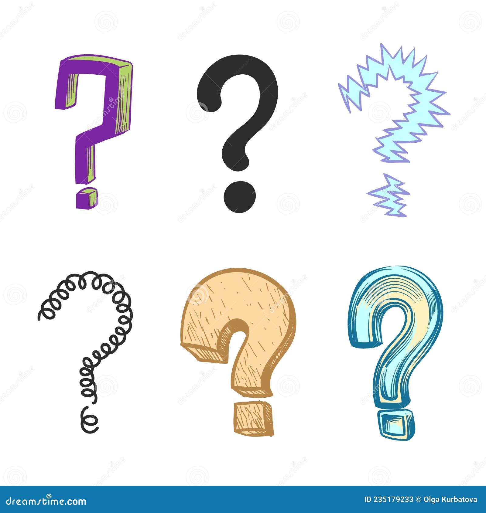 Doodle Interrogation Marks Vector Seamless Background. Endless Pattern ... Doodle Interrogation Marks Vector Seamless Background. Endless Pattern ...