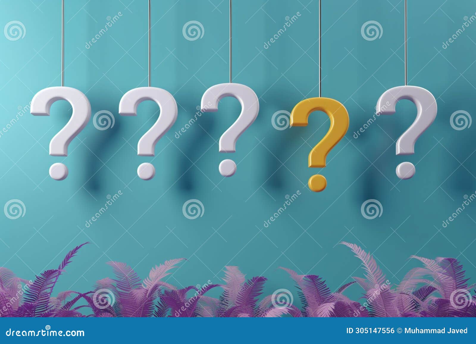 Question Marks Hanging on Gradient Background Seeking Answers Concept ...