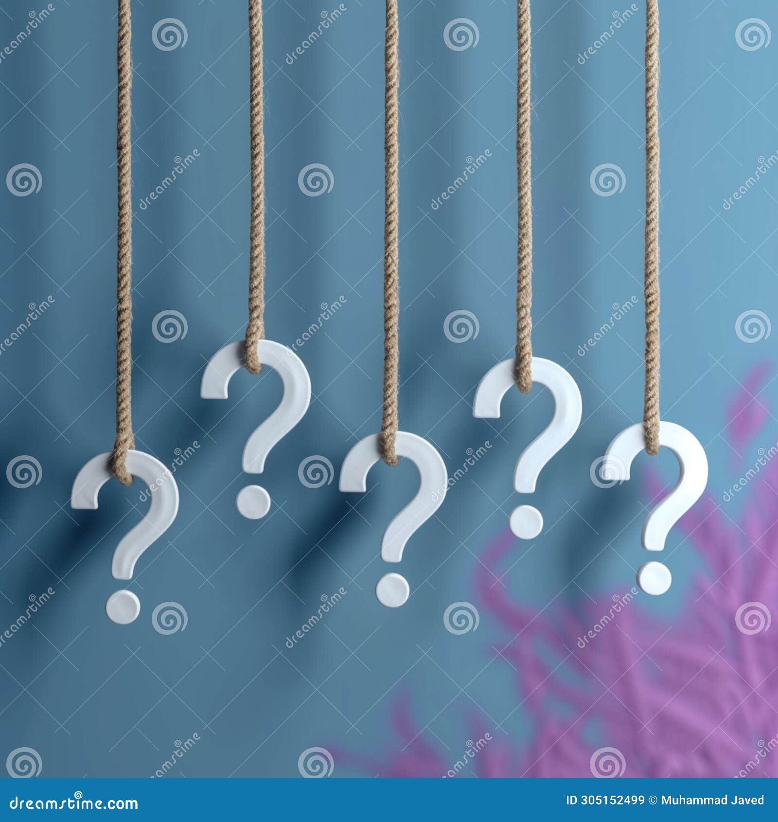 Question Marks Hanging on Gradient Background Seeking Answers Concept ...