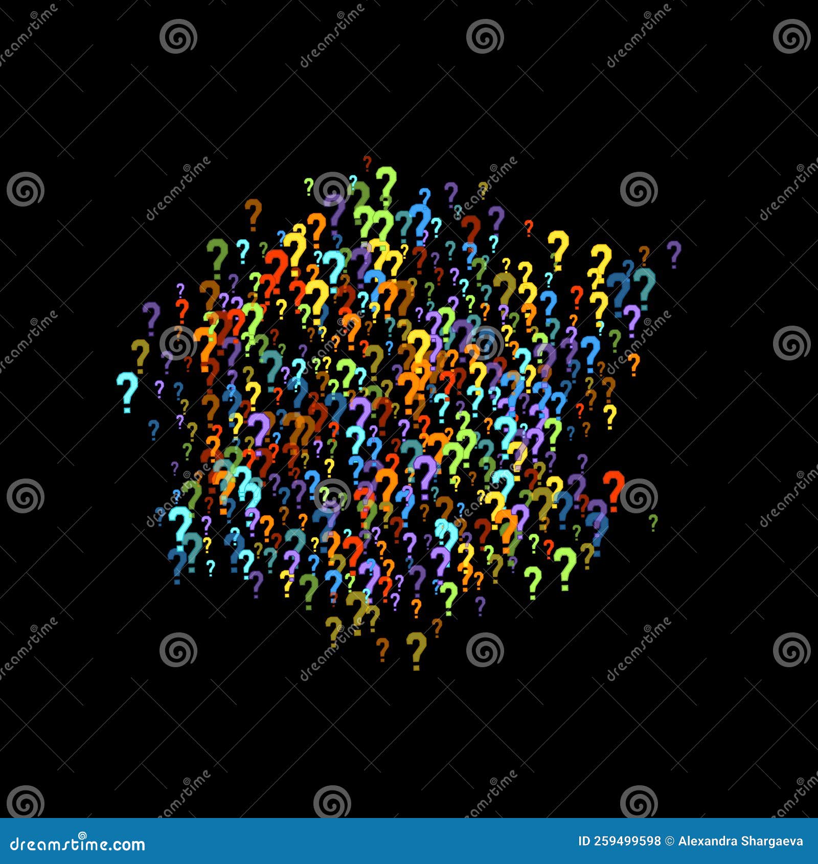 Question Marks Quiz, Doubt Poll Query Public Poll Stock Vector ...