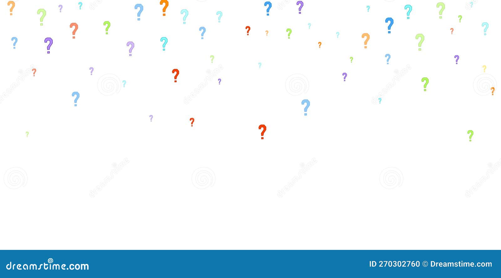 Question Marks Quiz Doubt Survey Faq Public Poll Stock Vector ...