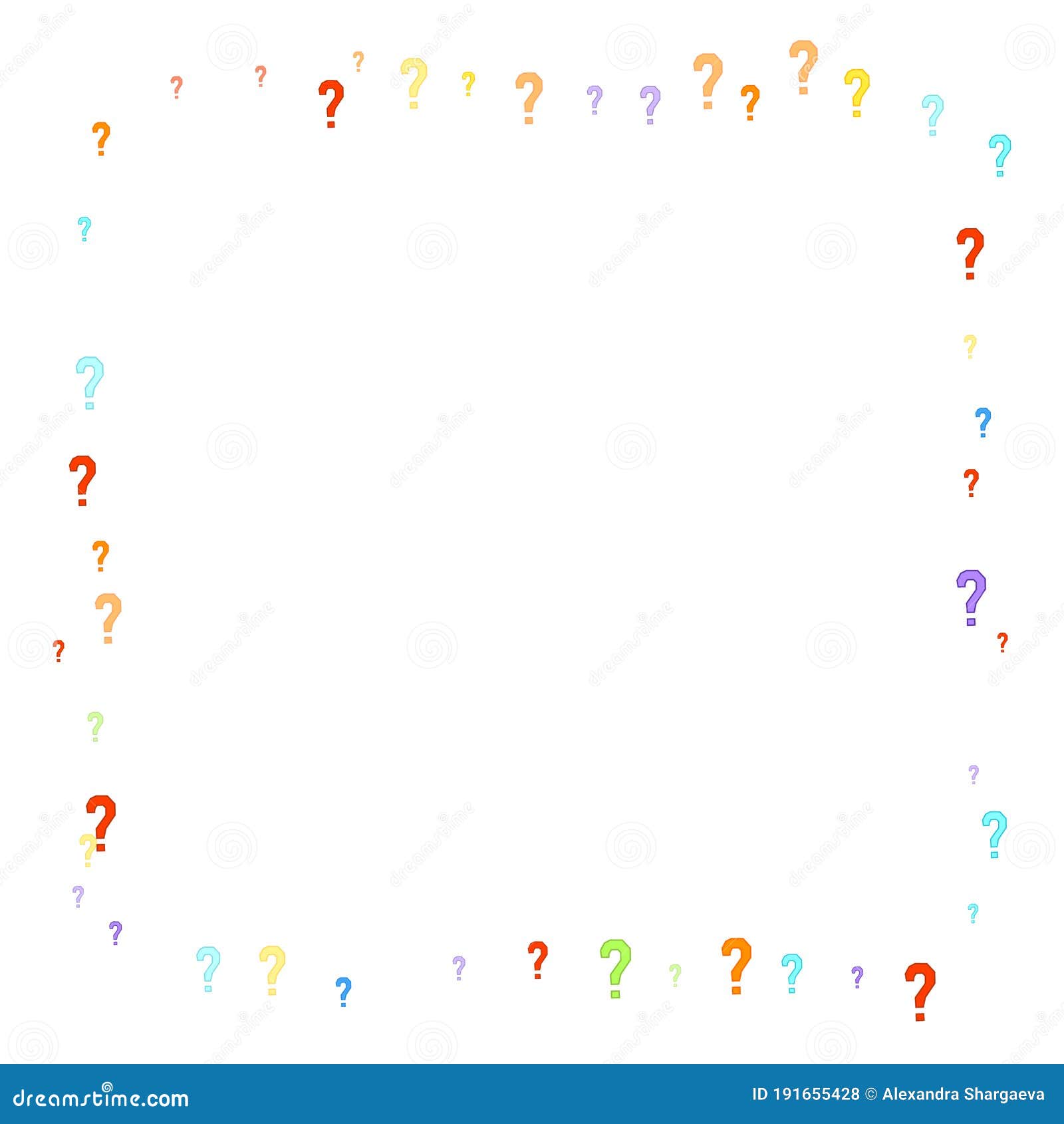 Question Mark Border Clip Art