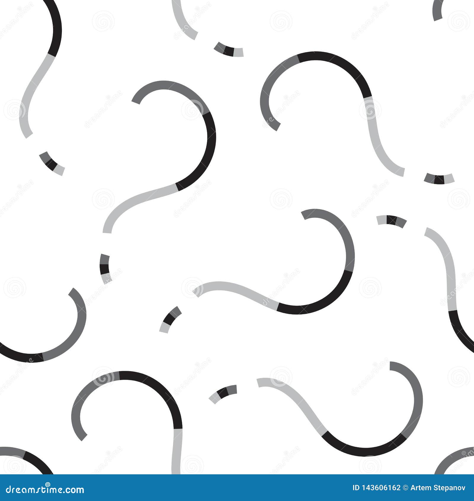 Question Marks Seamless Pattern or Interrogation Background Stock ...