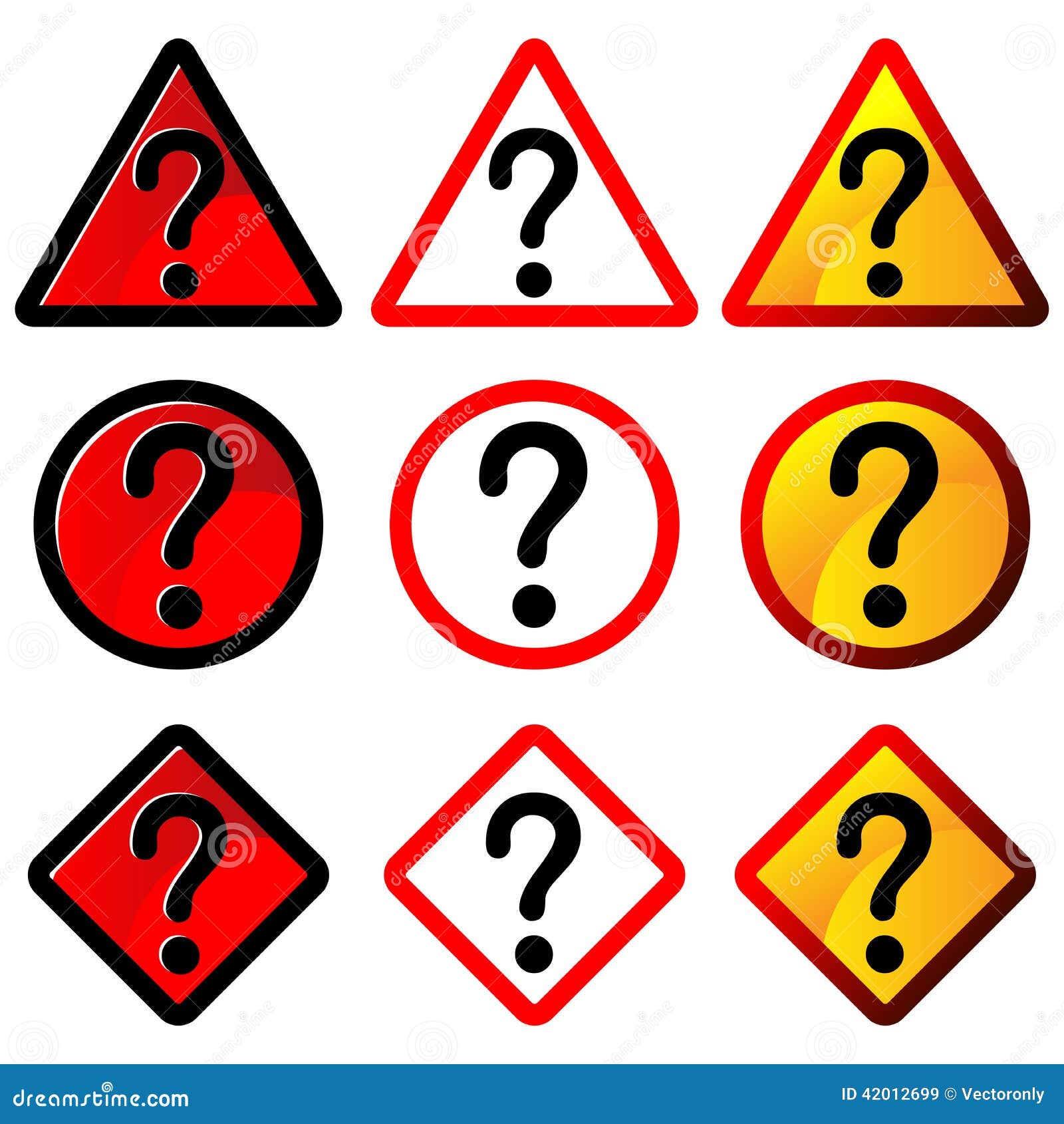 Question marks sign stock vector. Illustration of sign - 42012699