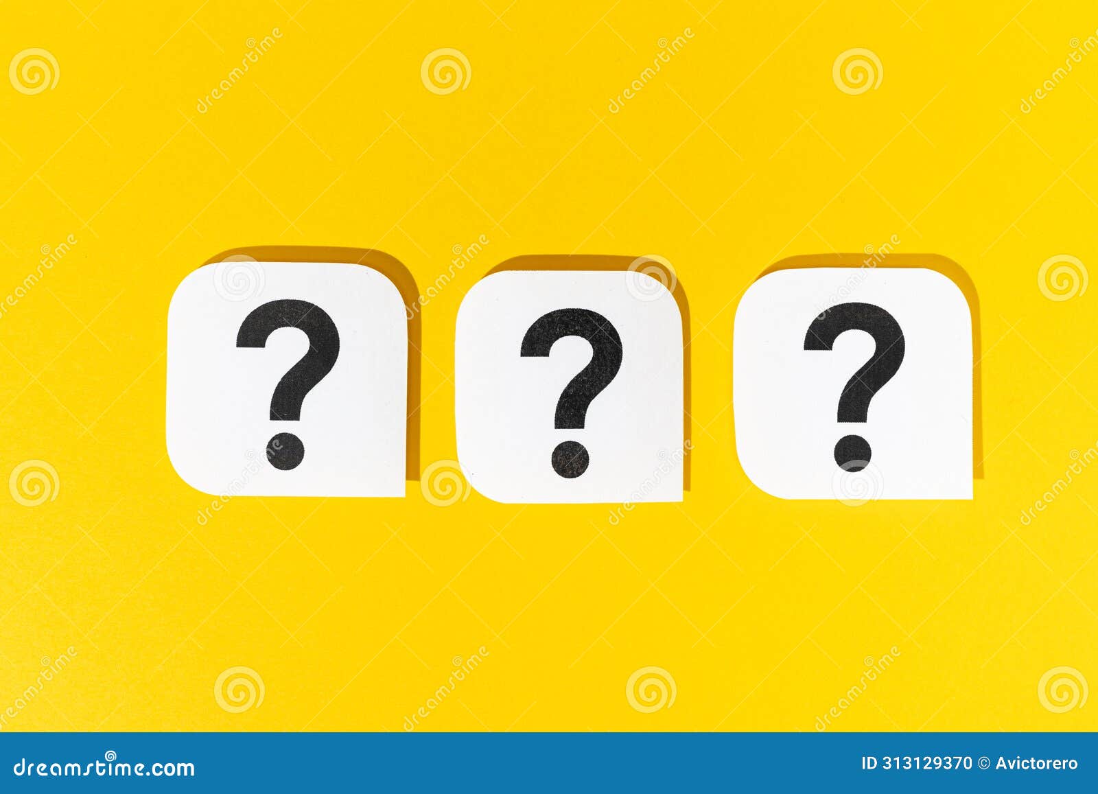 Question Marks Signs on Yellow Background Stock Photo - Image of sign ...