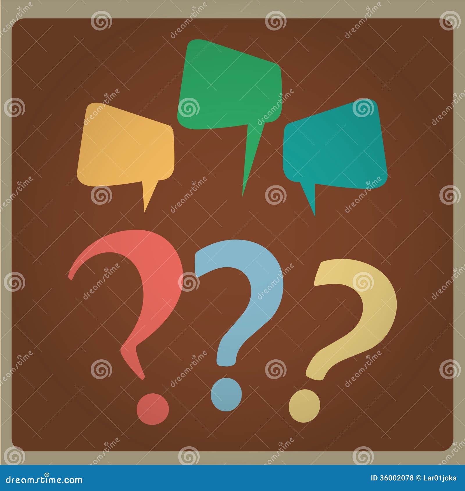 Question marks stock vector. Illustration of design, colorful - 36002078