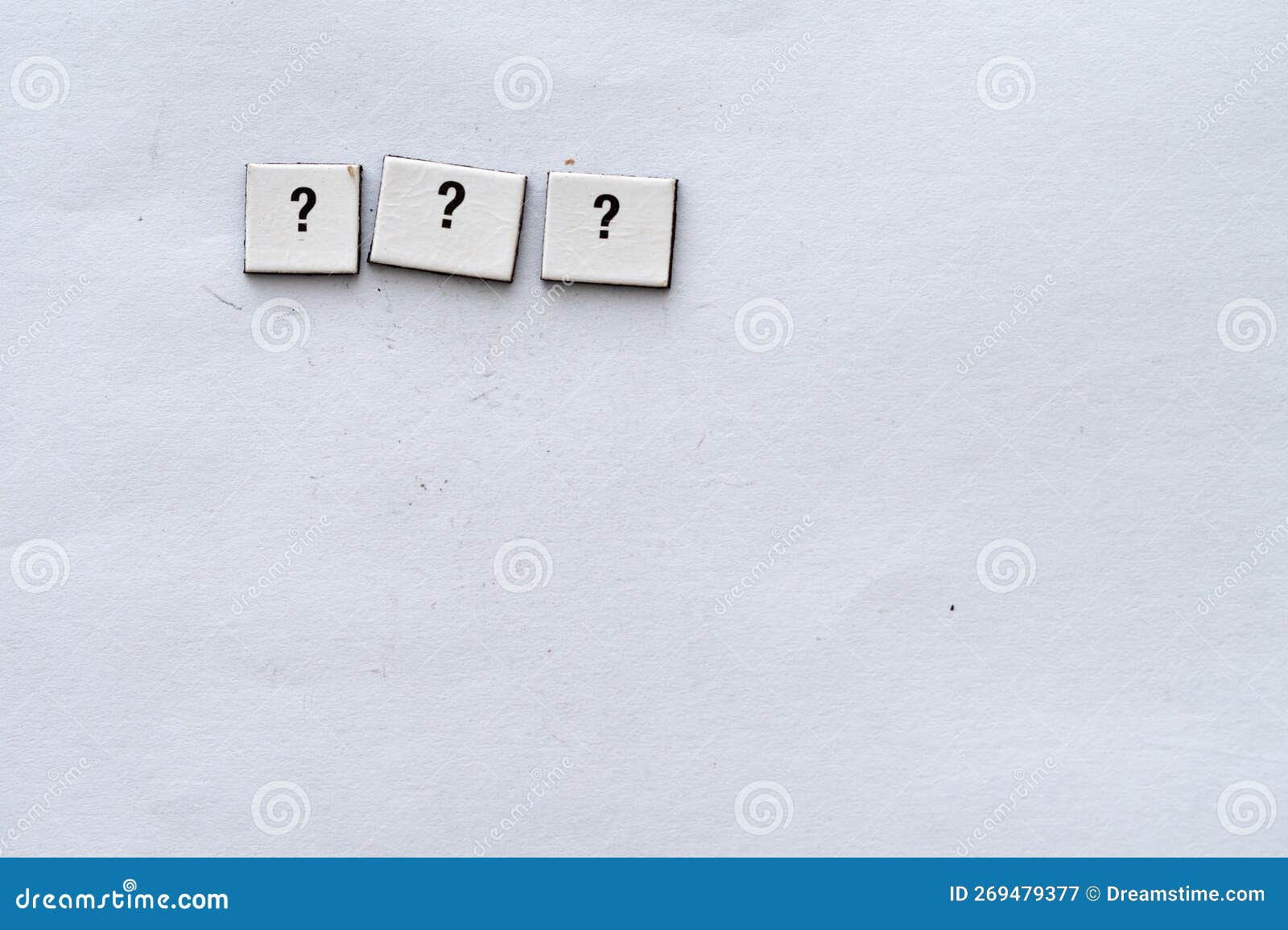 Question Marks on White Backround Stock Image - Image of magnet ...