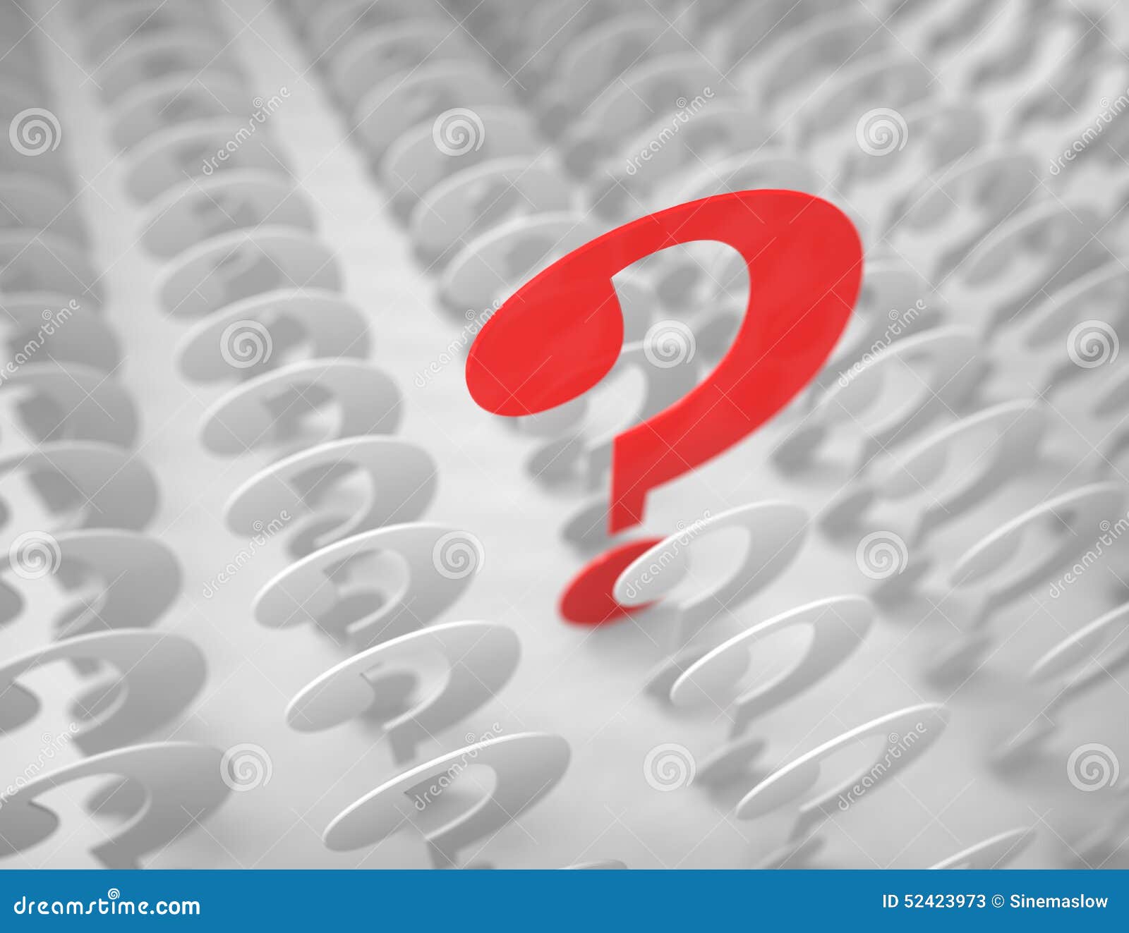 Question Marks stock illustration. Illustration of uncertainty - 52423973