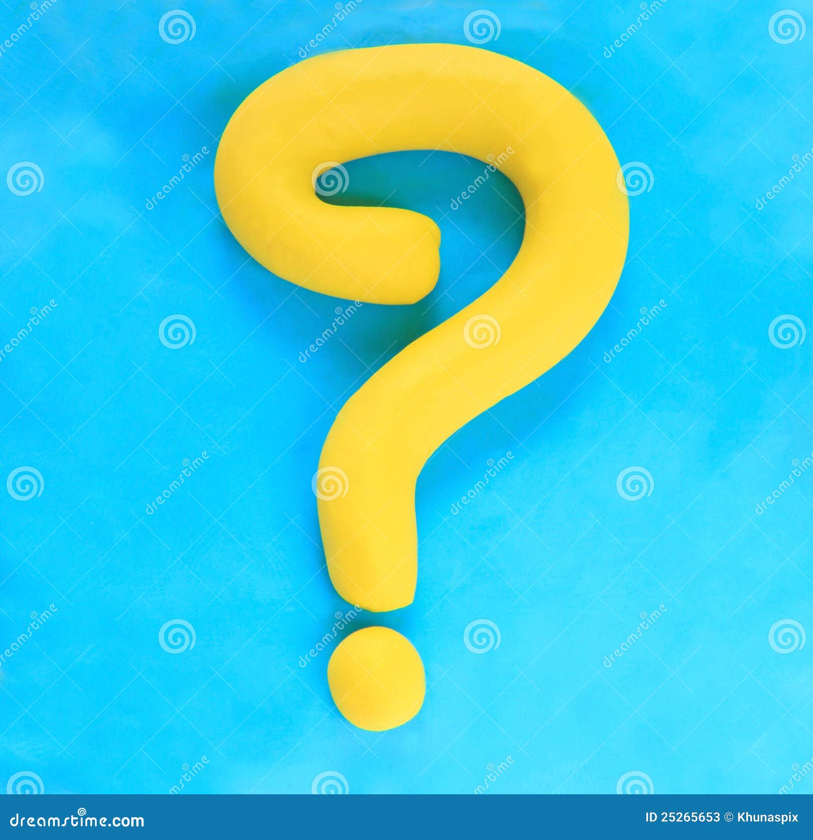 Question Mask Made from Colorful Clay Sculpture Stock Image - Image of ...