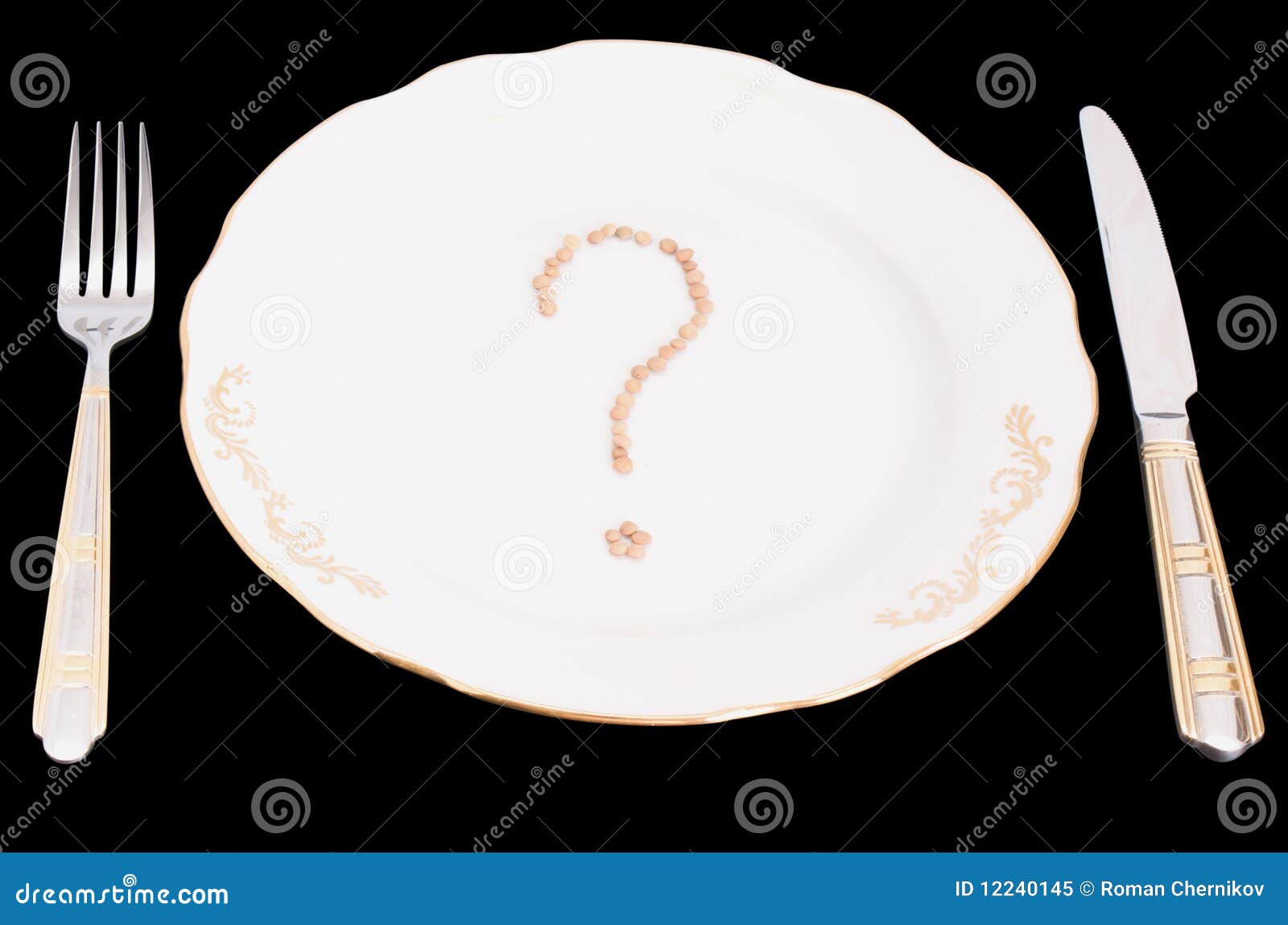 Question on meal stock image. Image of breakfast, food - 12240145