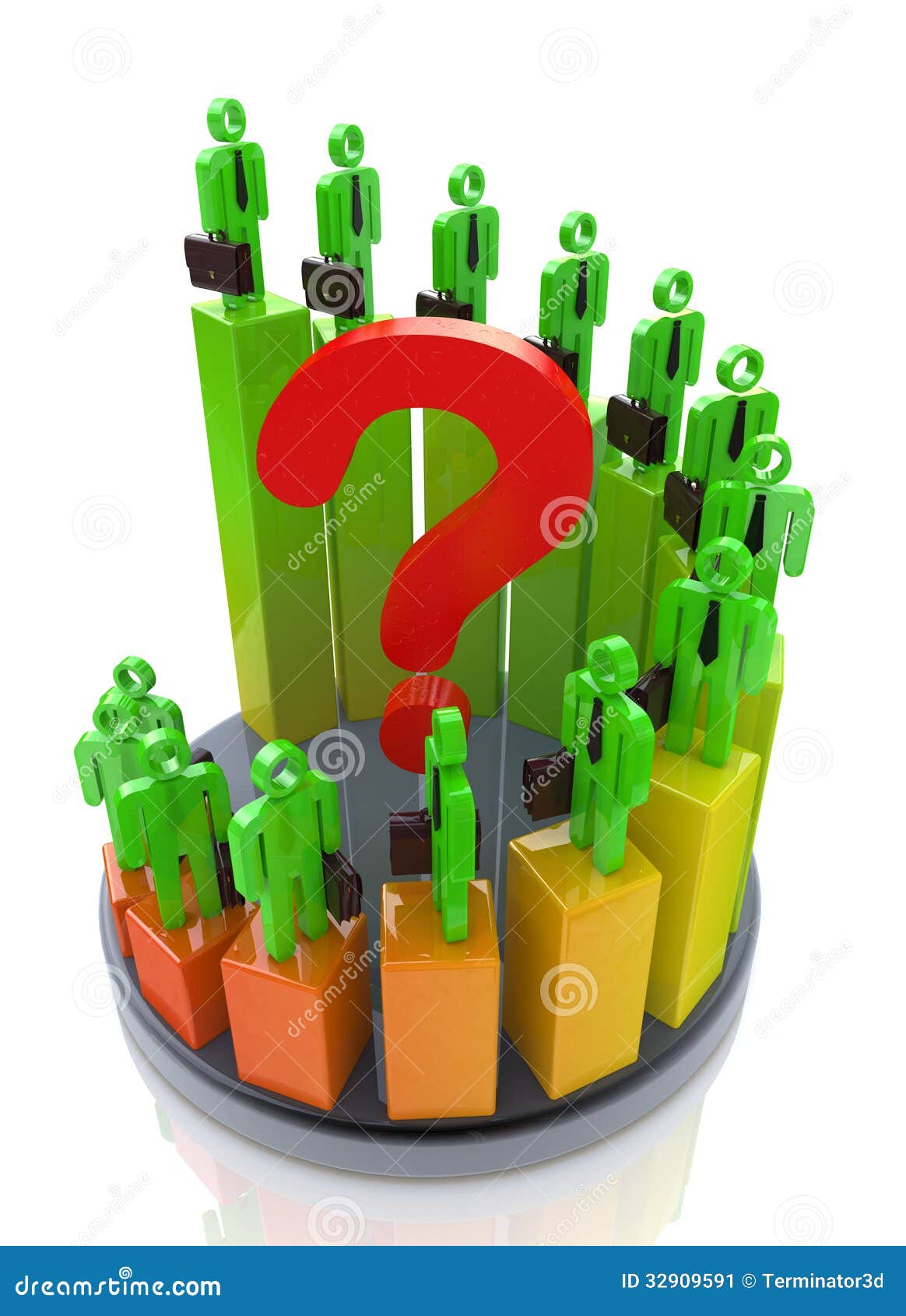 Question of Professional Development Stock Illustration - Illustration ...