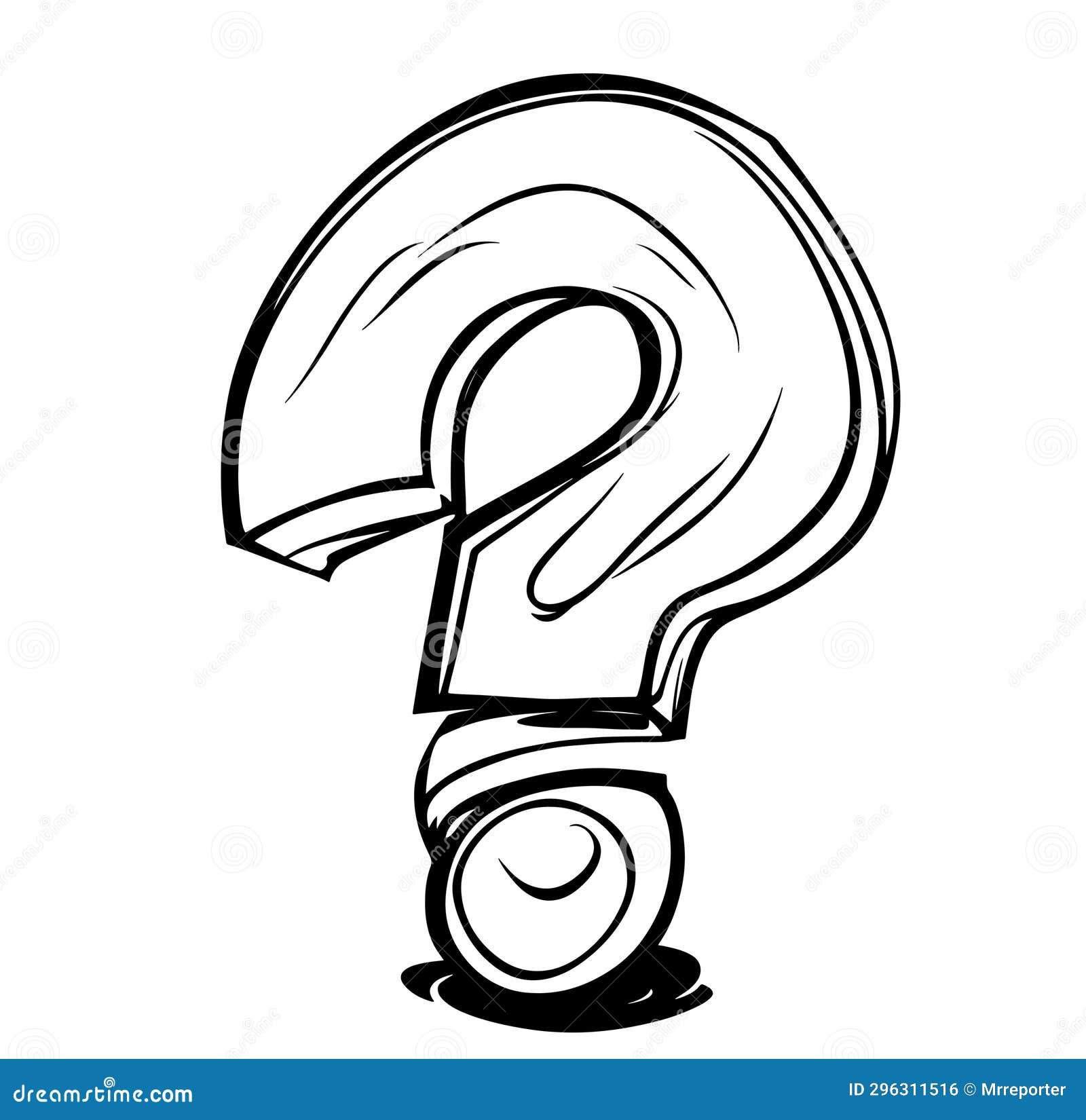 Red Query Mark On Processor. Royalty-Free Stock Photo | CartoonDealer ...