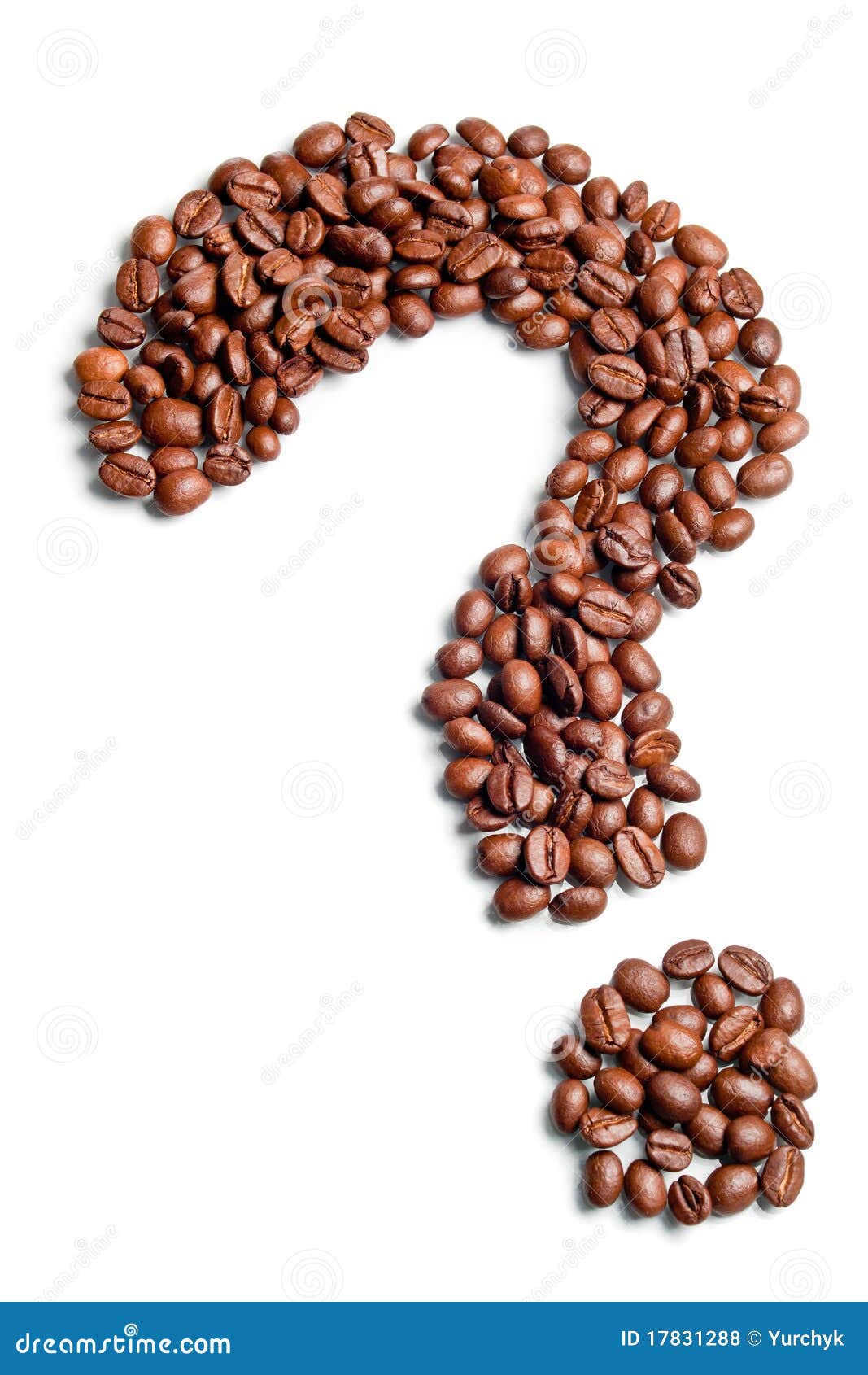 Question Shaped Coffee Beans Stock Photo - Image of abstract, food ...