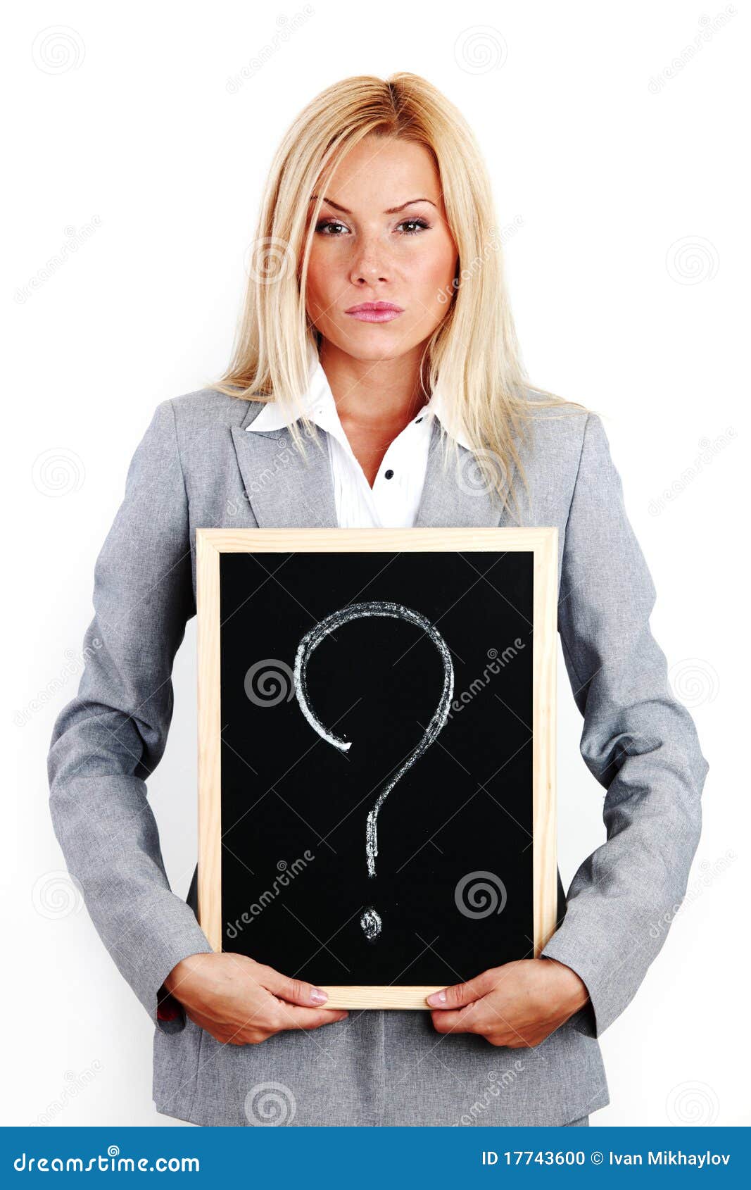 Question sign stock photo. Image of girl, education, people - 17743600