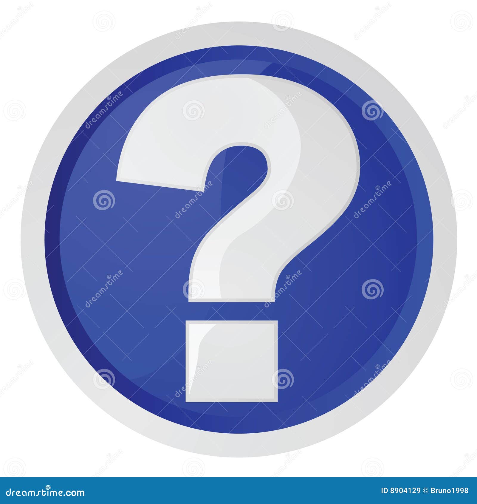 Question sign stock vector. Illustration of blue, graphic - 8904129