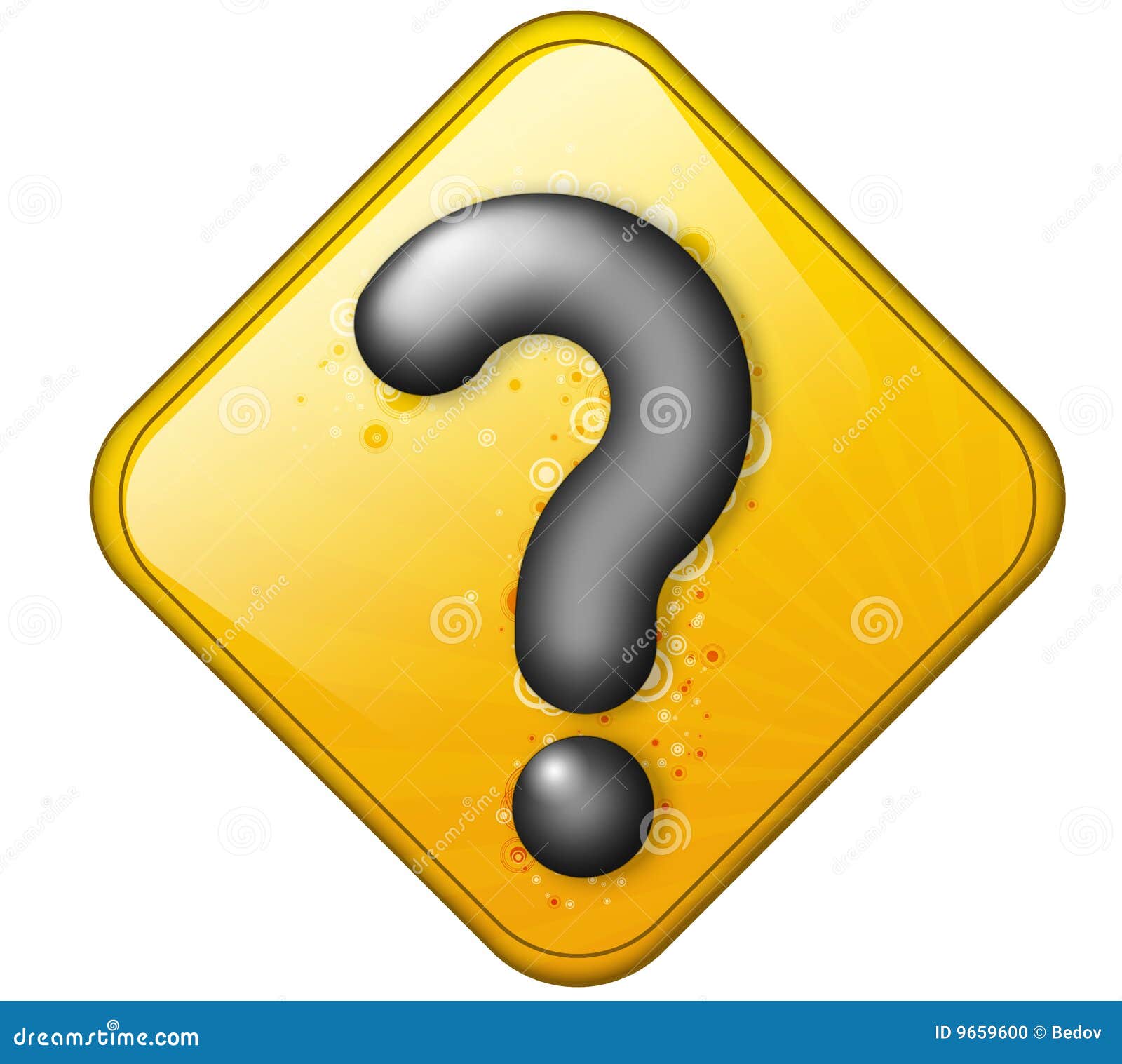 Question in the sign stock illustration. Illustration of assistance ...