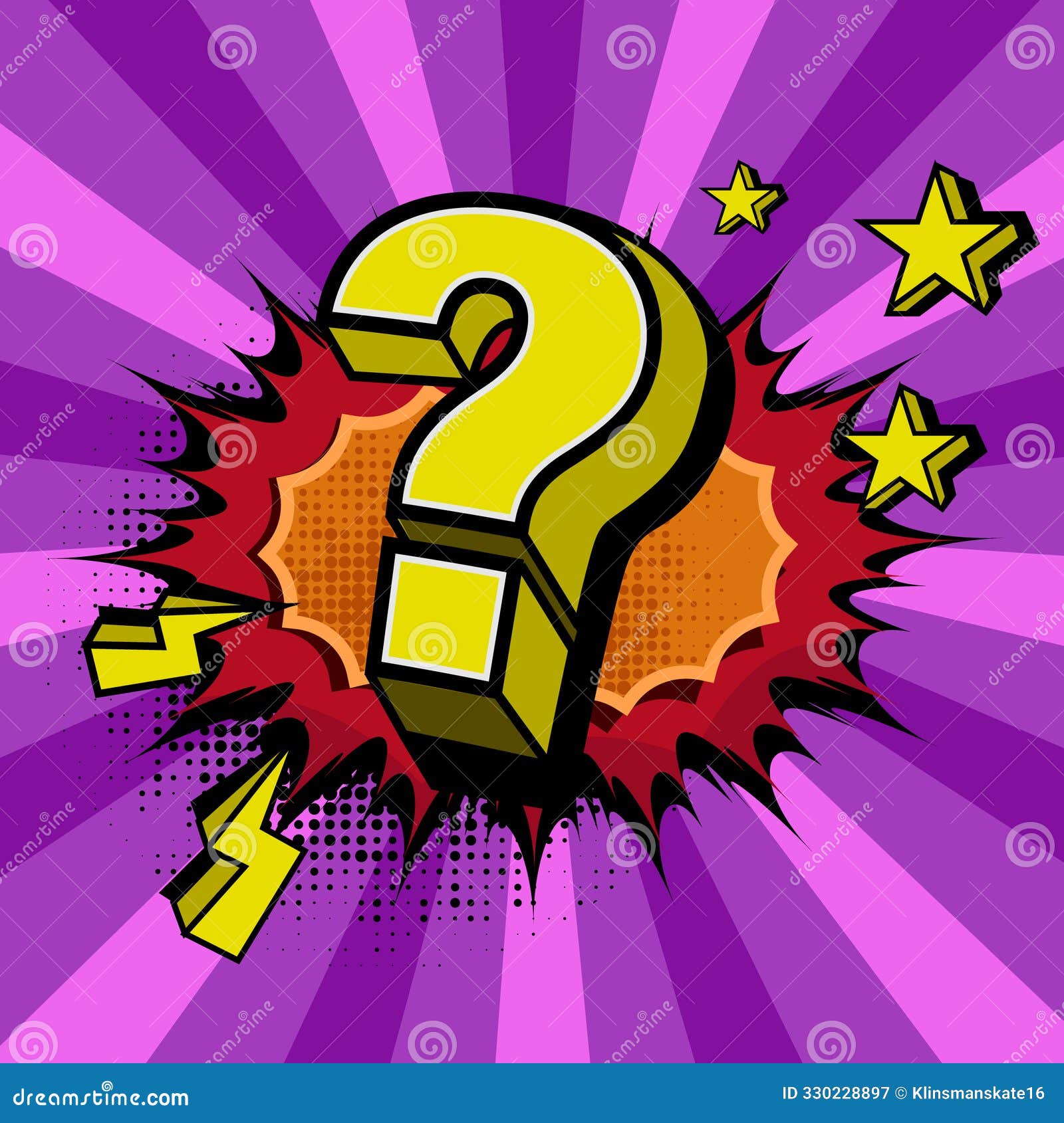 Question Sign with Comic Book Background Graphic Stock Vector ...