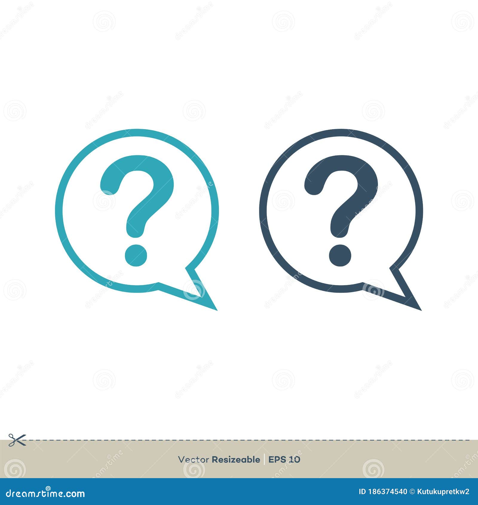 Question Sign Vector Logo Template Illustration Design. Vector EPS 10 ...