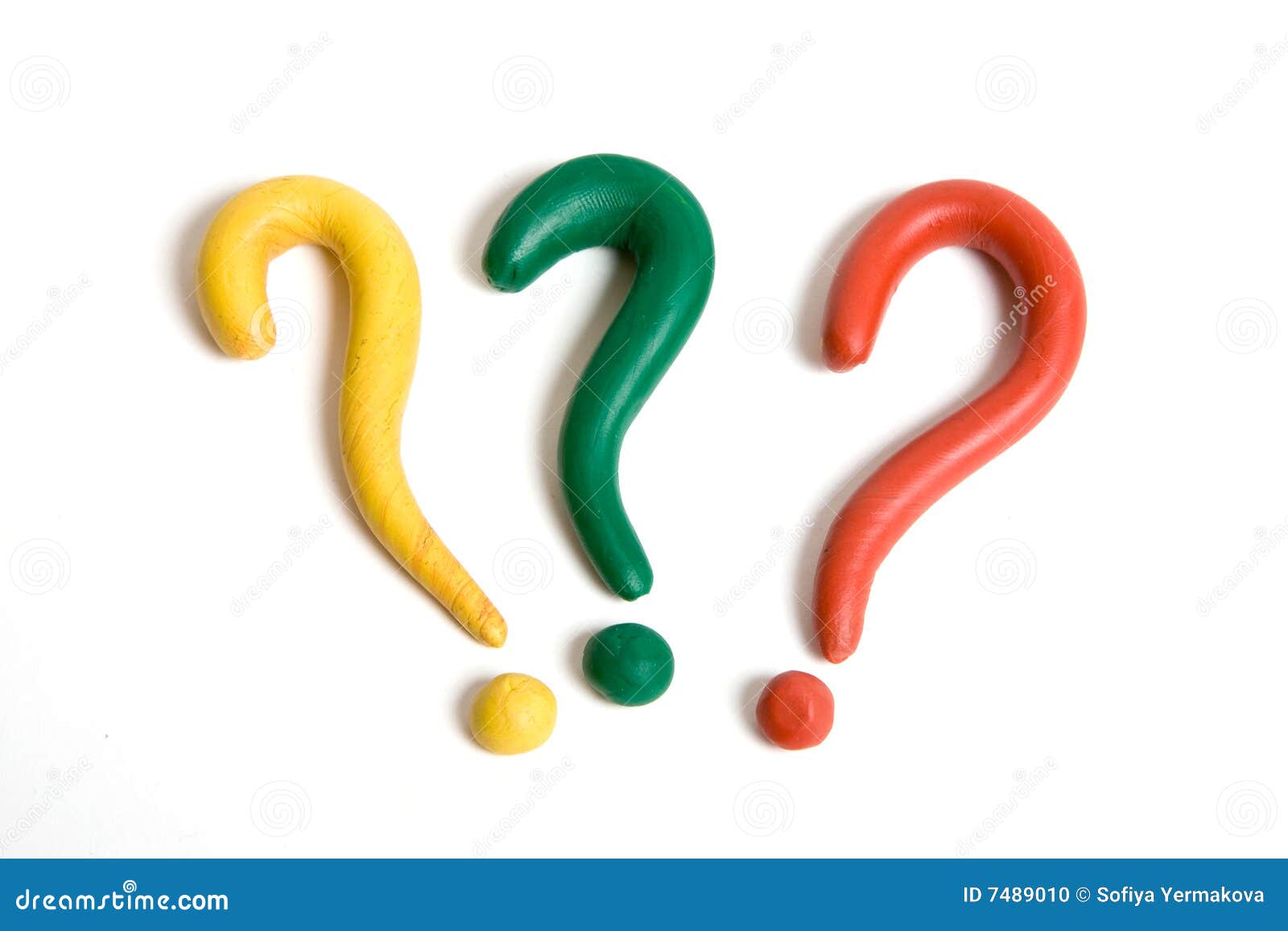 Question signs stock photo. Image of white, question, isolated - 7489010