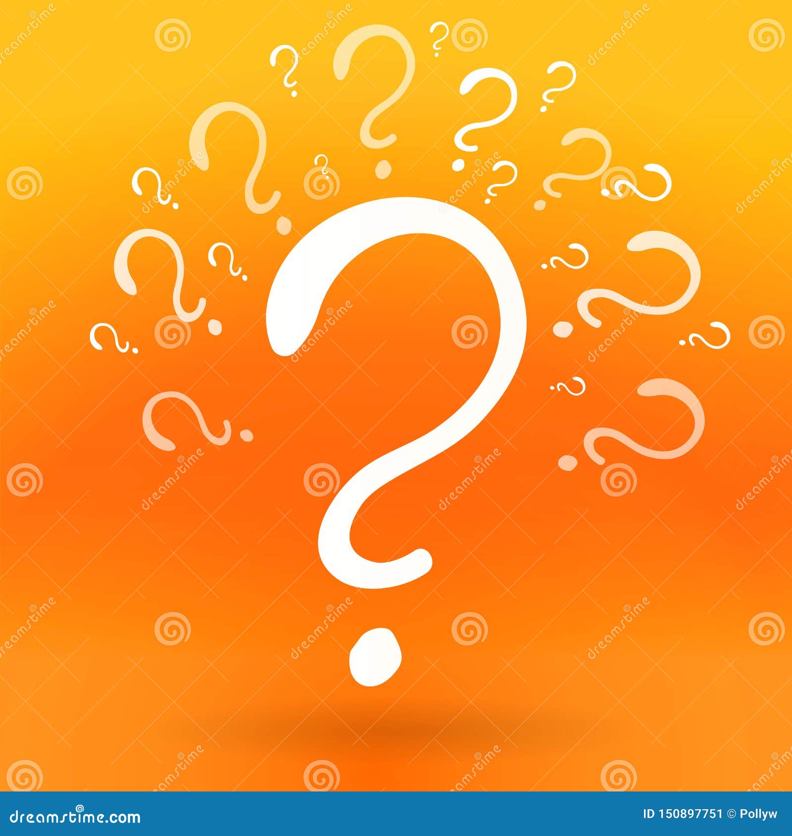 Question Signs Colorful Vector Illustration, Problem and Priority ...