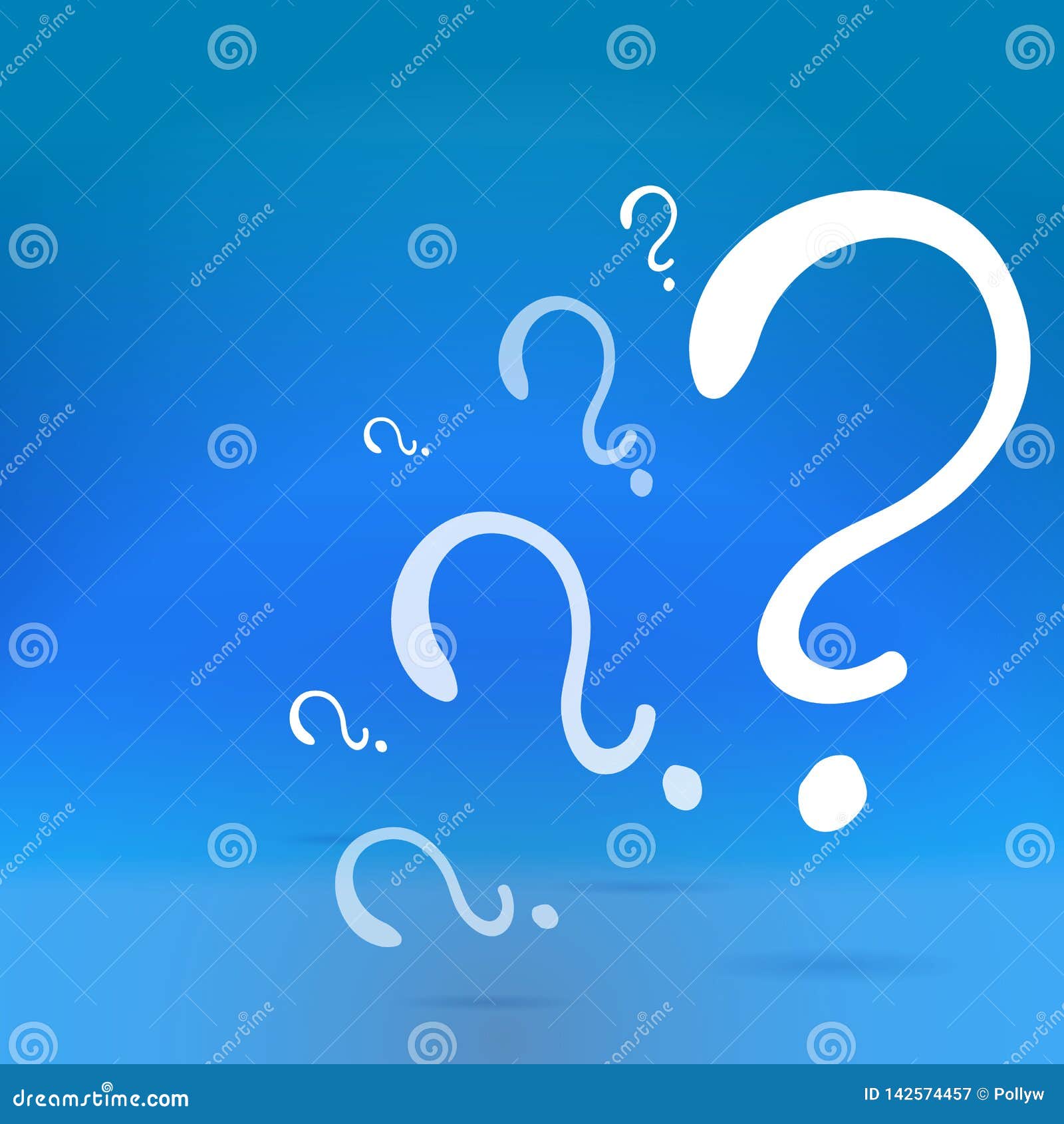Question Signs Colorful Vector Illustration Stock Vector - Illustration ...