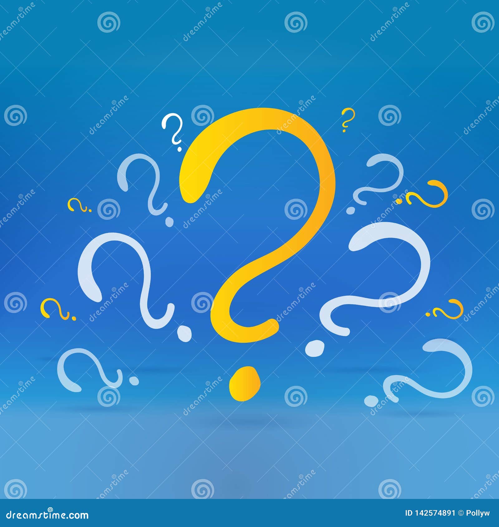 Question Signs Colorful Vector Illustration Stock Vector - Illustration ...