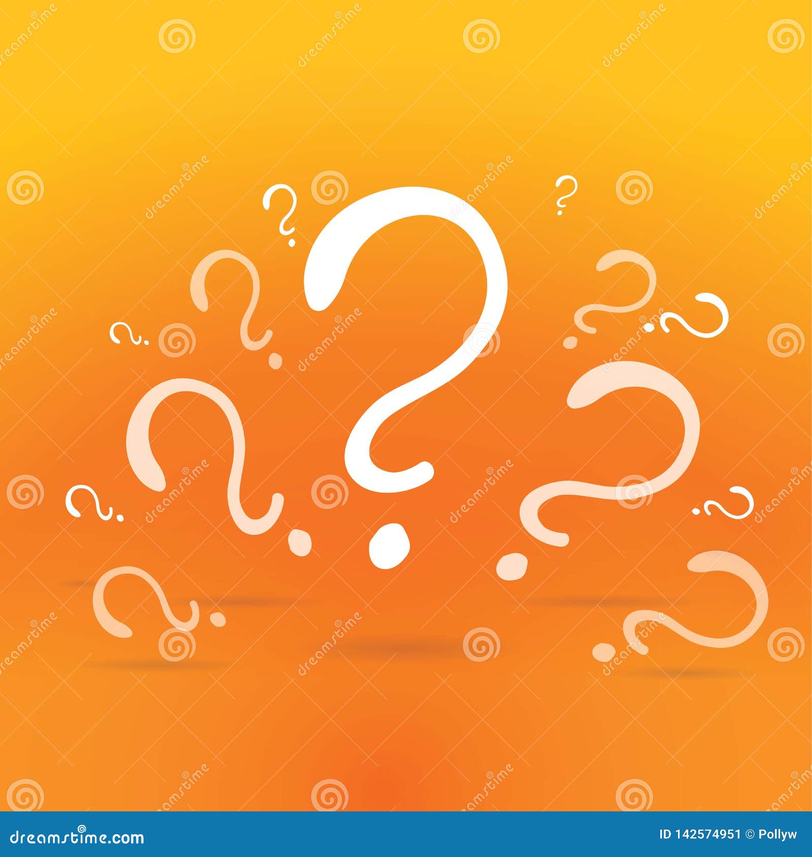 Question Signs Colorful Vector Illustration Stock Vector - Illustration ...