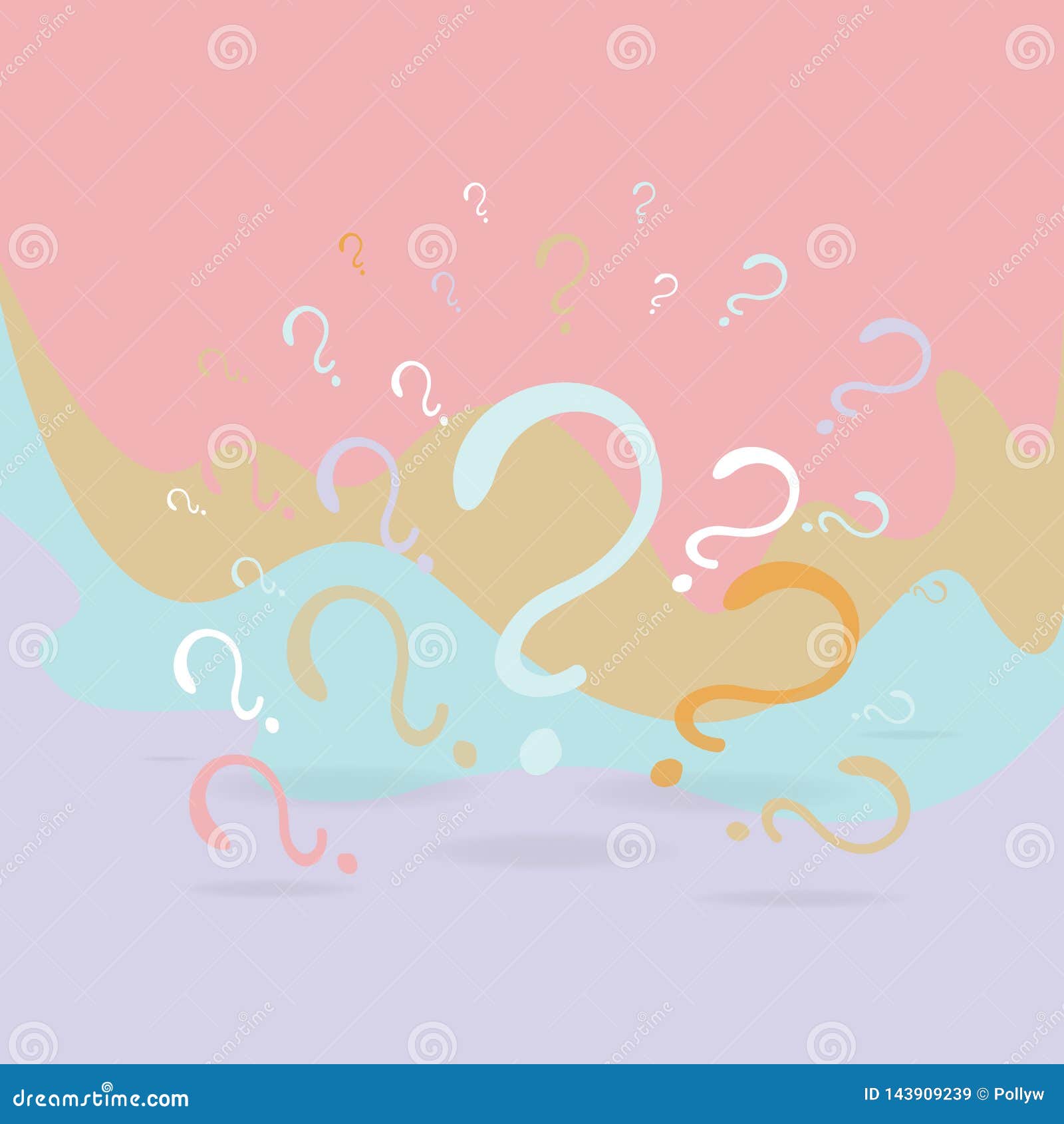 Question Signs Composition for Web and Print Decoration Stock Vector ...
