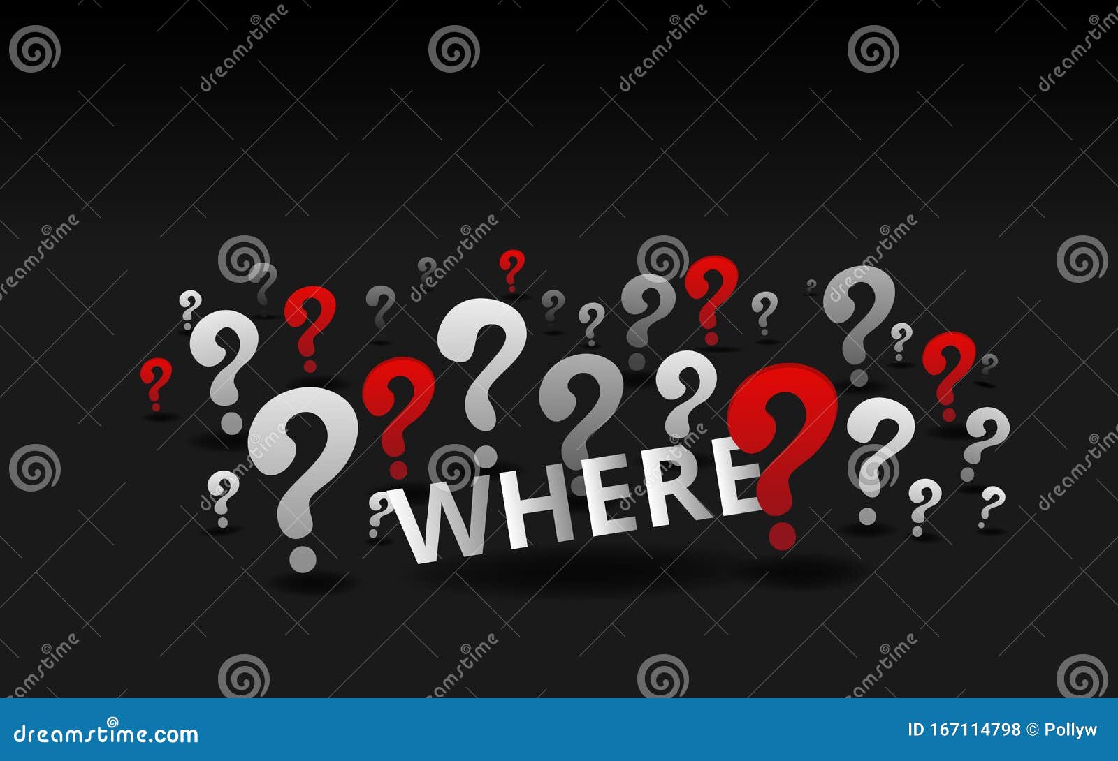 WHERE? - Word Cloud Background Royalty-Free Stock Photo | CartoonDealer ...