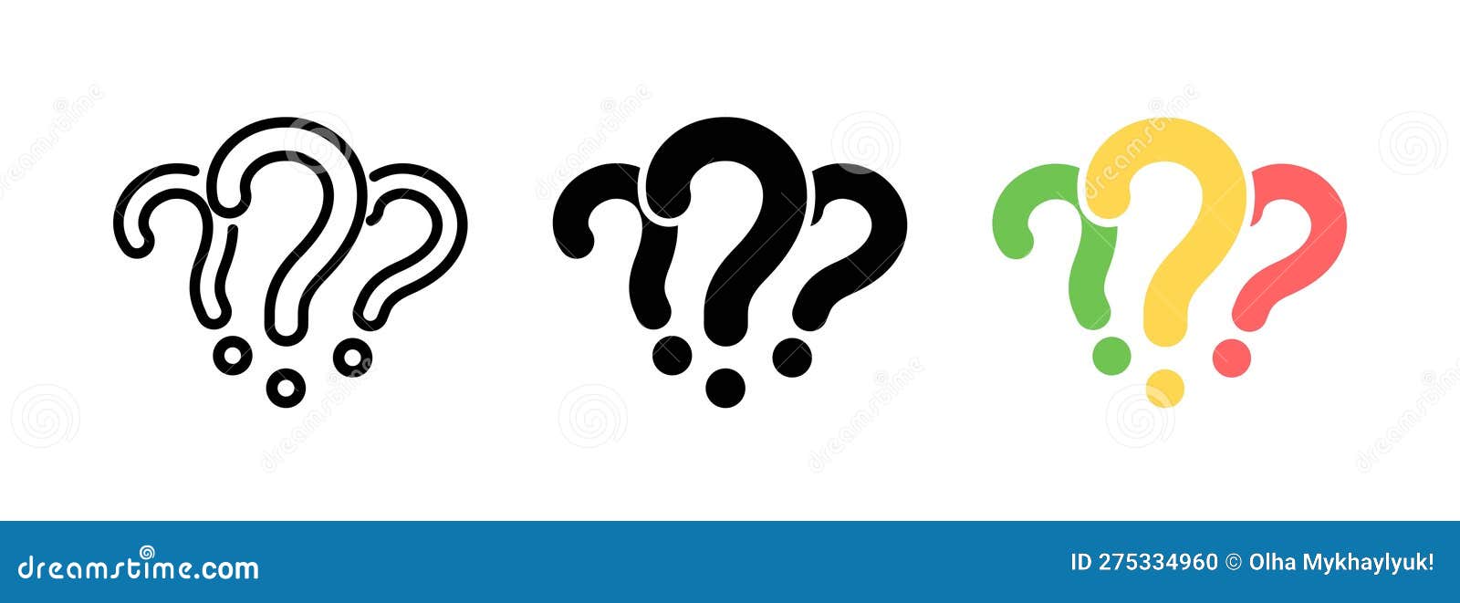 Question Sing Flat Icon.Vector Illustration Isolated on White ...