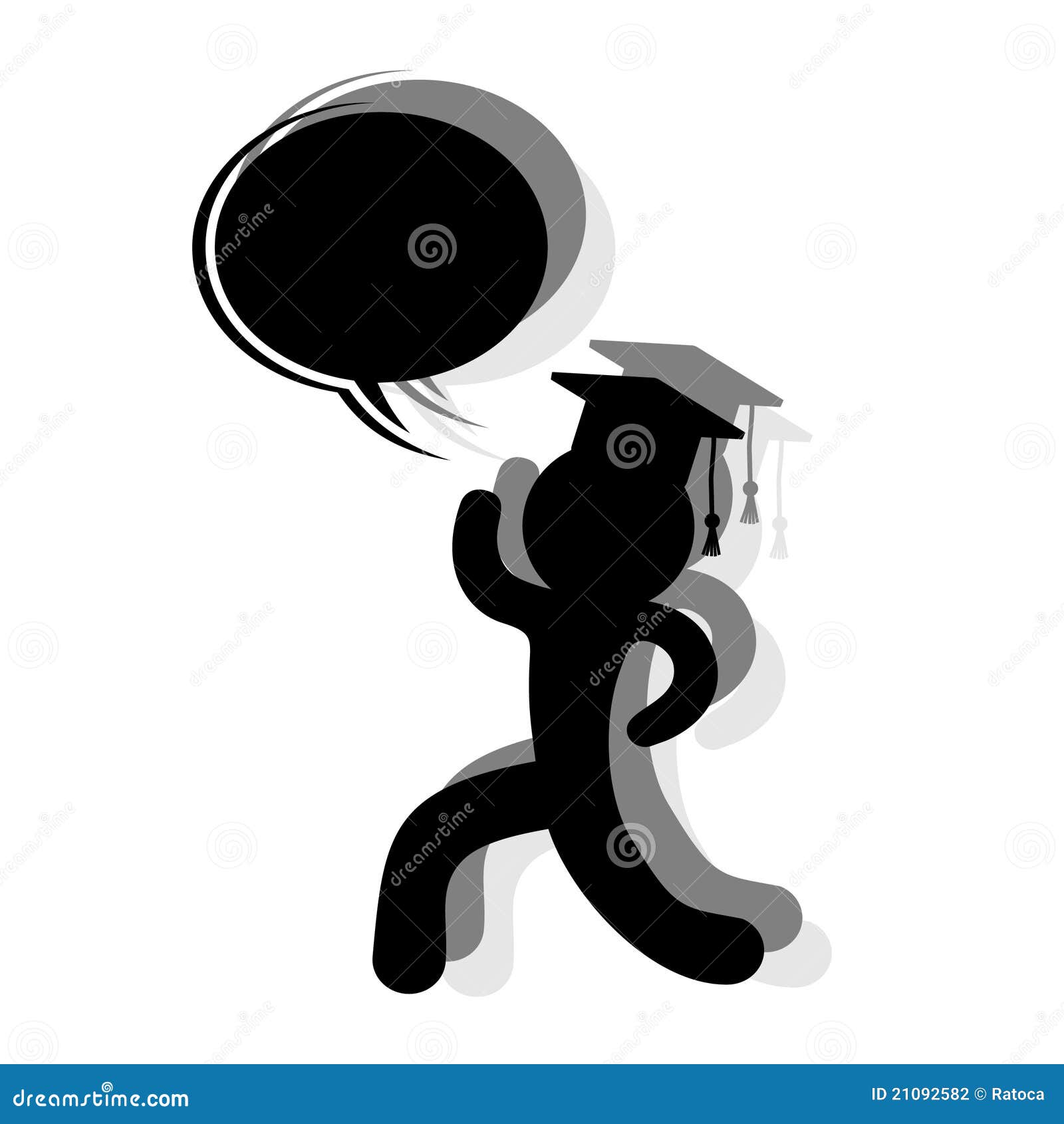 Question student stock vector. Illustration of academic - 21092582