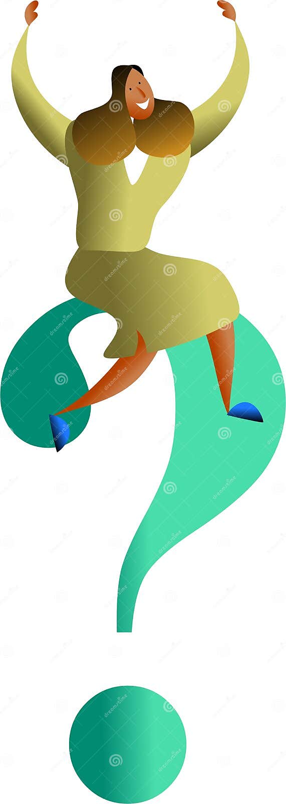 Question success stock illustration. Illustration of query - 1264408