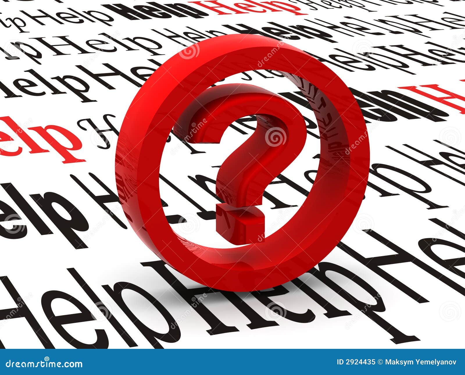 Question. Symbol stock illustration. Illustration of problems - 2924435