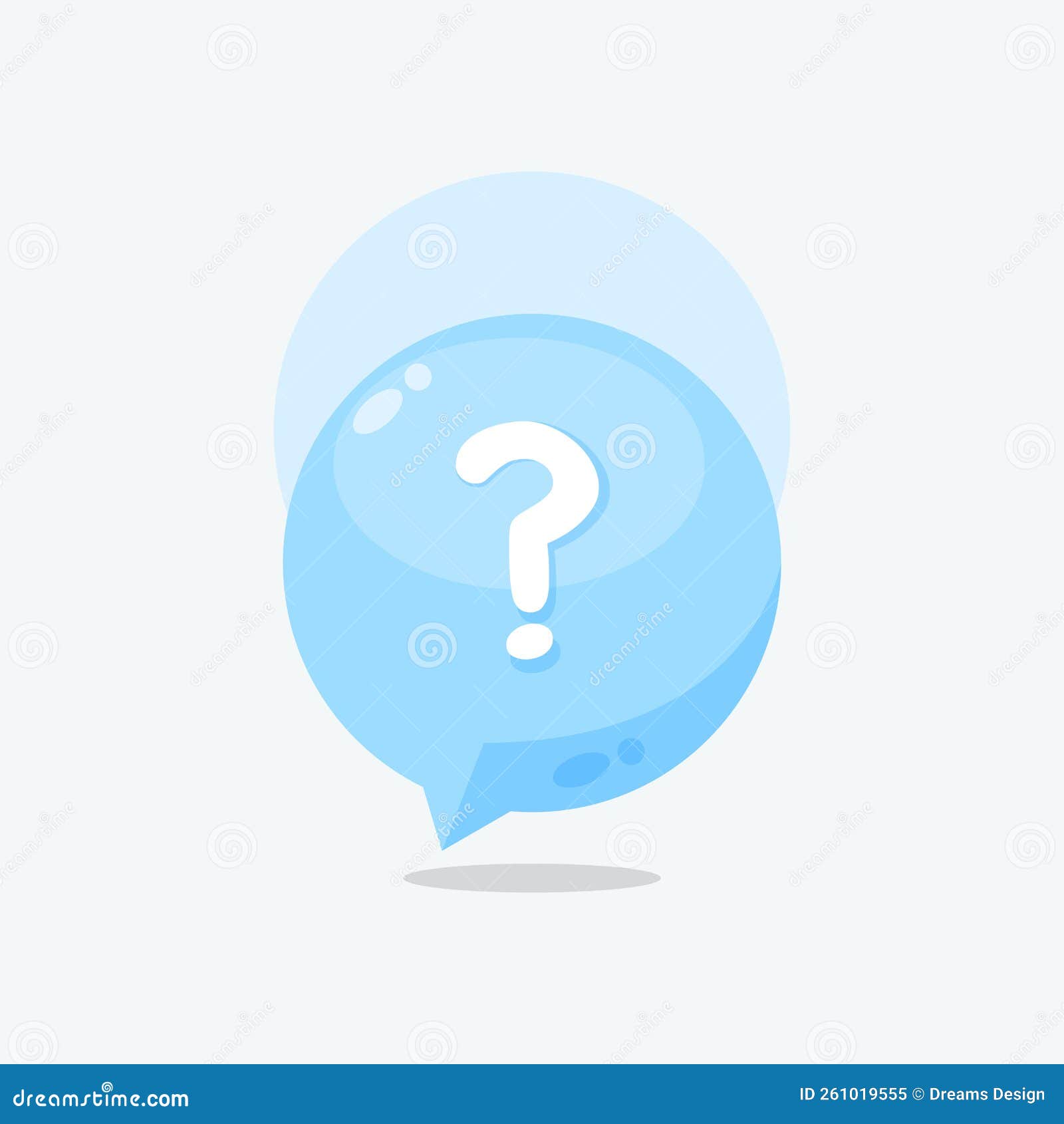 Question Symbol Icon Design Cartoon Illustration Stock Vector ...