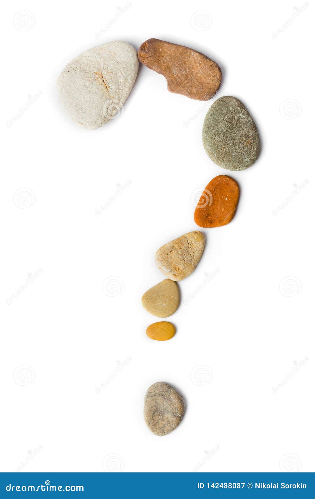 Question Symbol Made of Stones Stock Image - Image of learn, culture ...