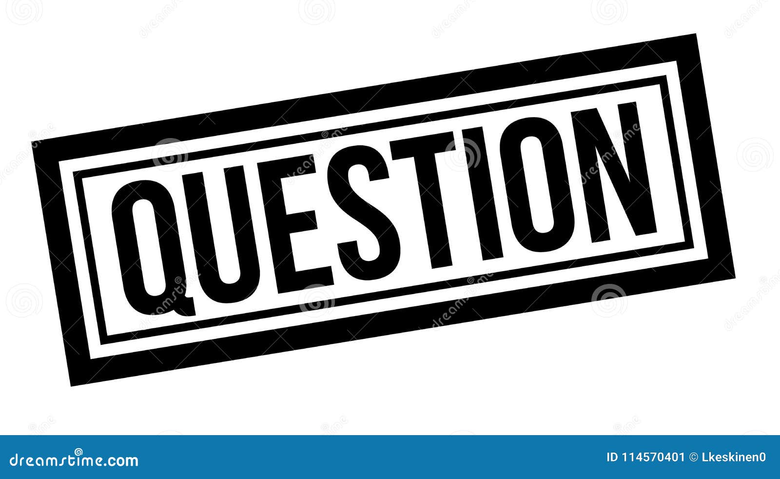 Question typographic stamp stock vector. Illustration of examine ...