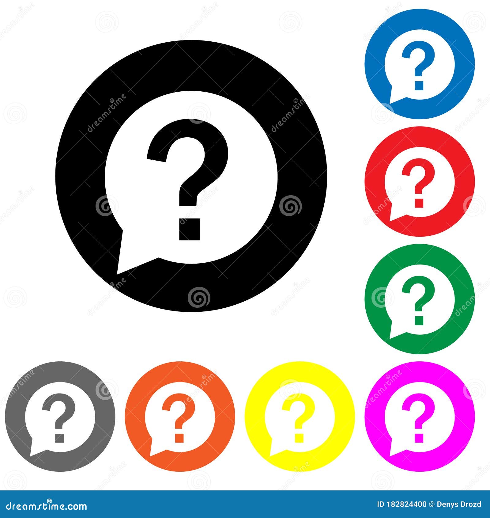 Question Vector Icon. Ask Illustration Sign. Problem Symbol Stock ...