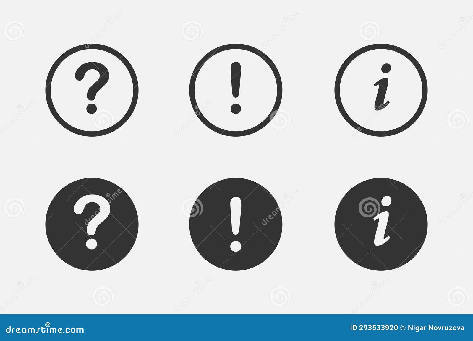 Question, Warning Vector Icons for Web and Mobile App.information Sign ...