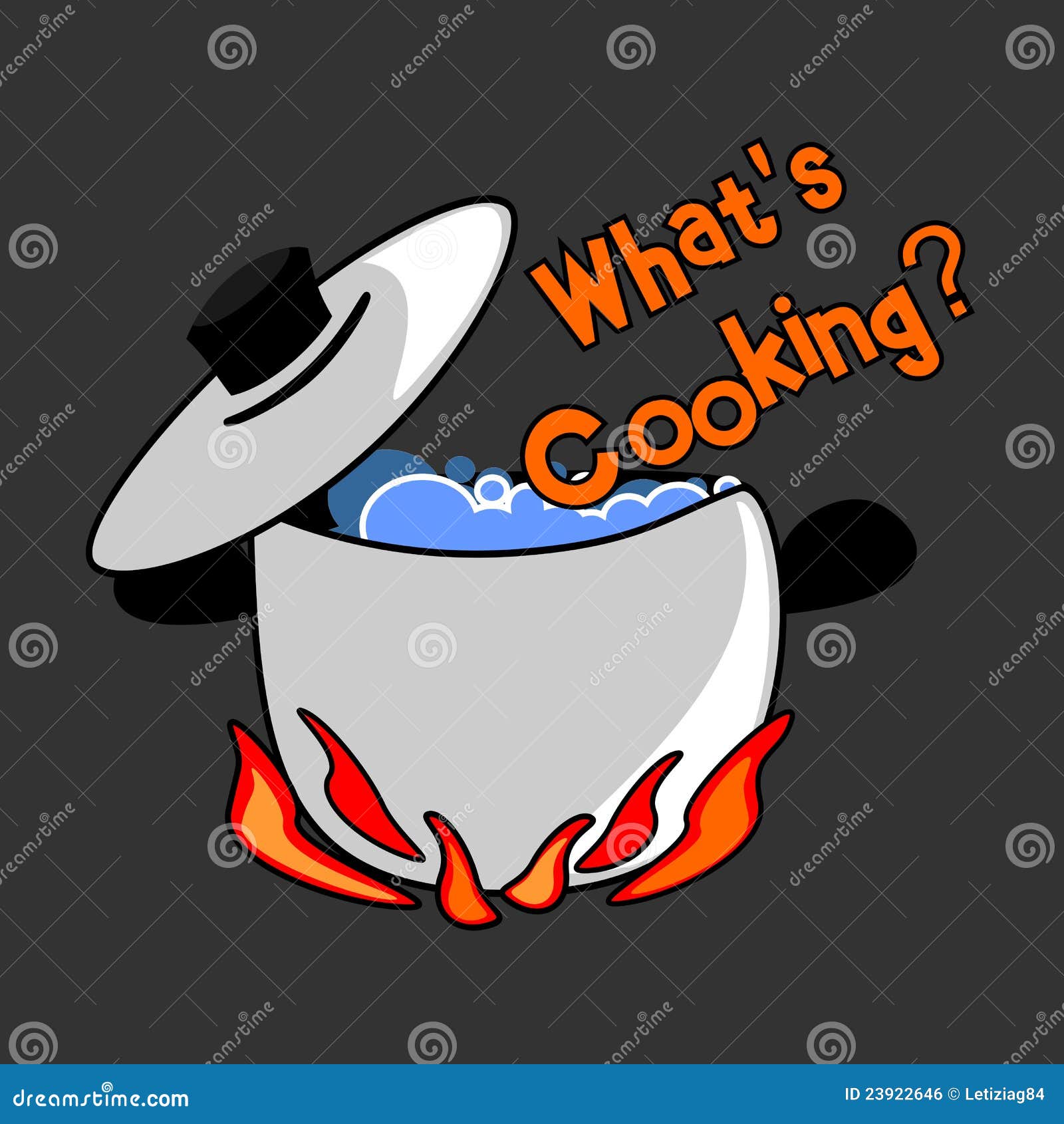 Question: What s cooking? stock vector. Illustration of funny - 23922646
